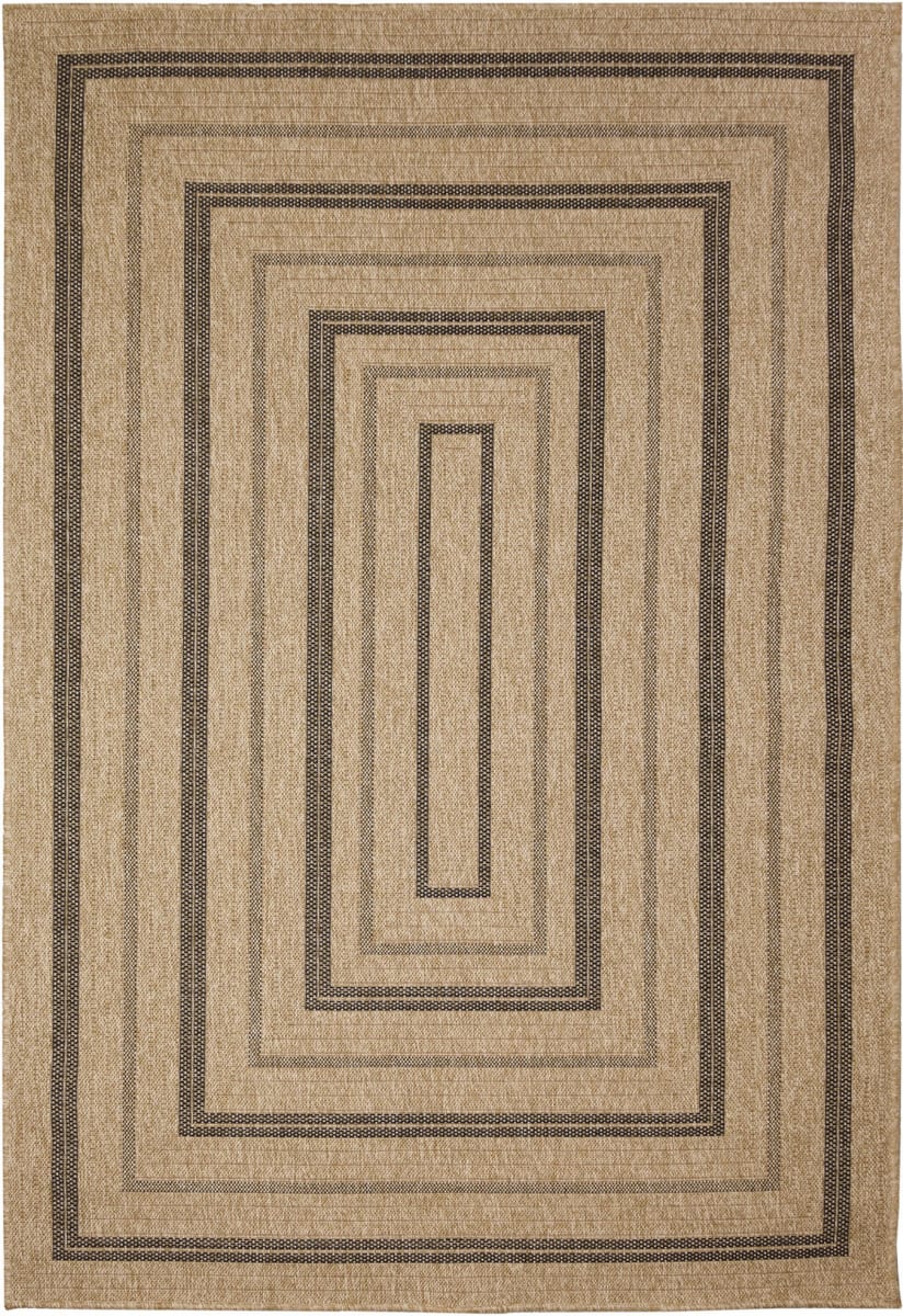 Trans-Ocean Sahara Multi Border 718512 Natural | Rug Studio