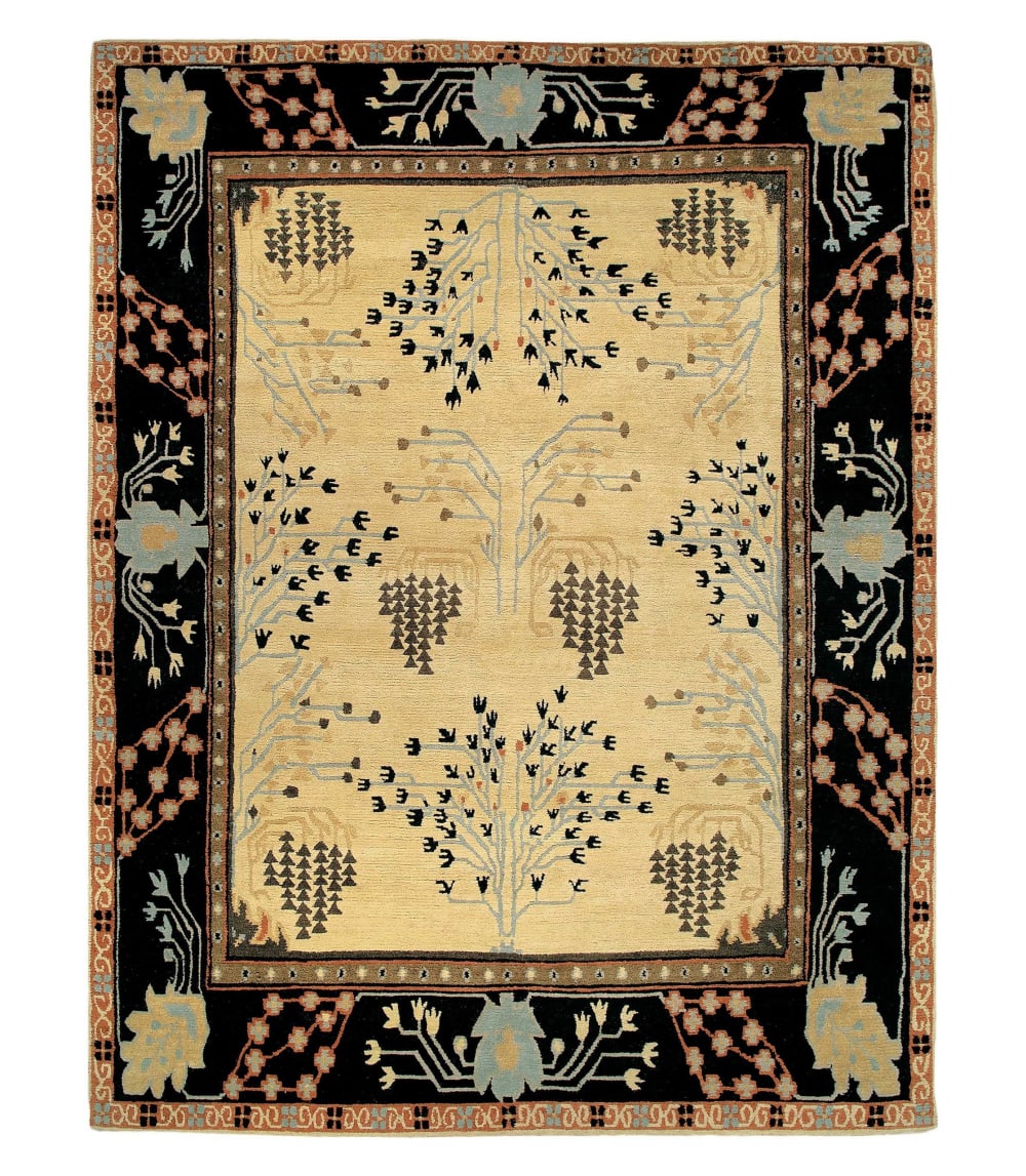 Tufenkian Donegal Branches Almond | Rug Studio