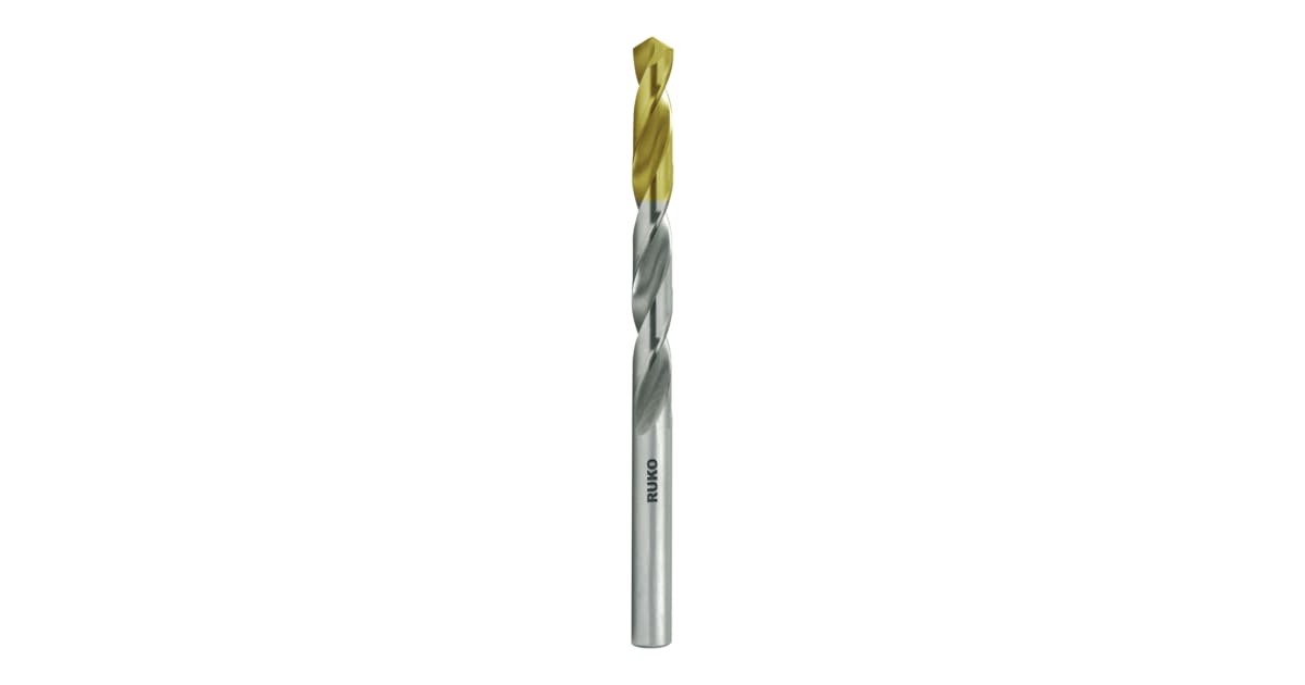 Twist drill DIN 338 type N, HSS-G with TiN-coated tips 2501130T | Twist ... Twist drill DIN 338 type N, HSS-G with TiN-coated tips 2501130T | Twist ...