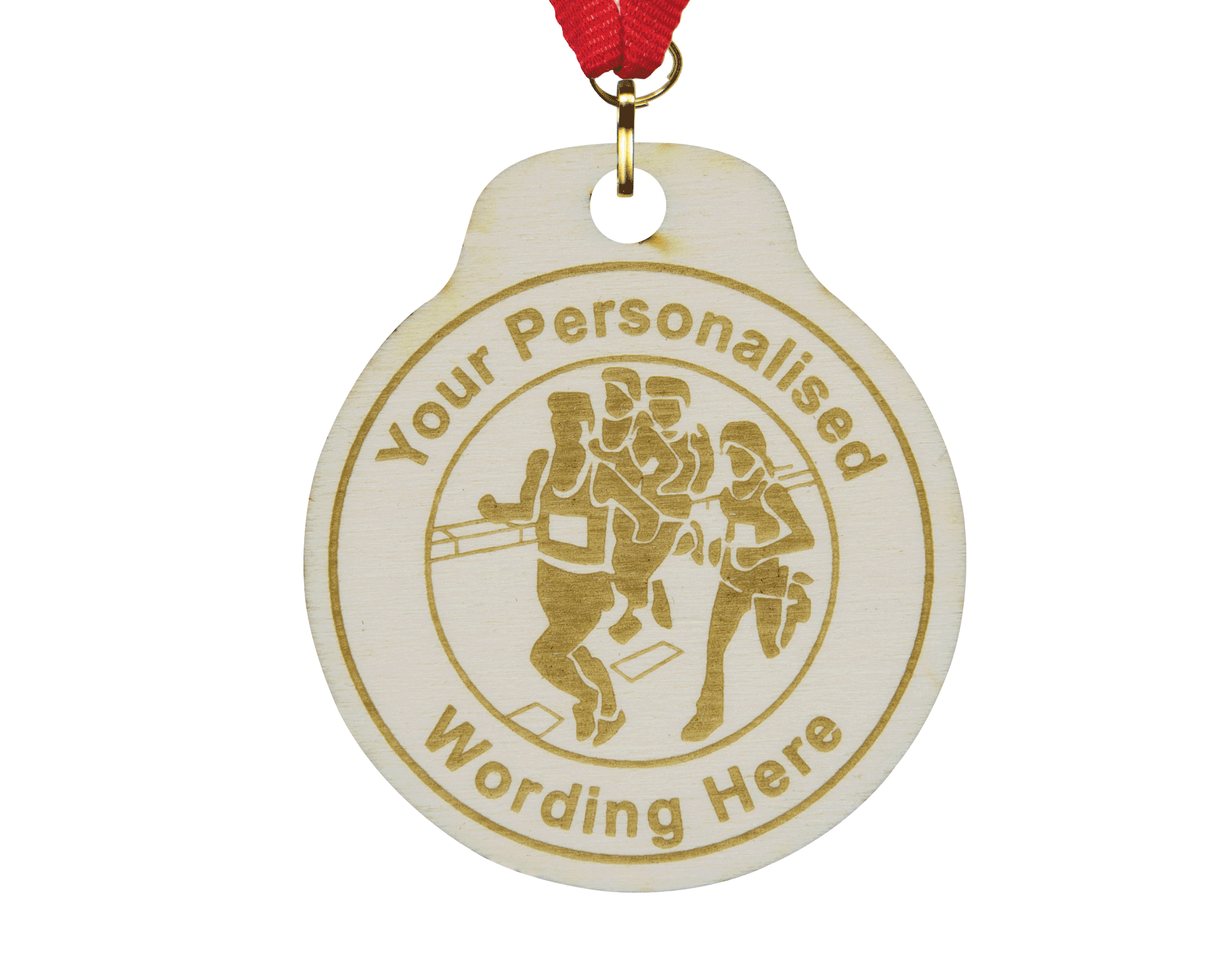 Wooden Race Medal | Running Imp - Running Imp