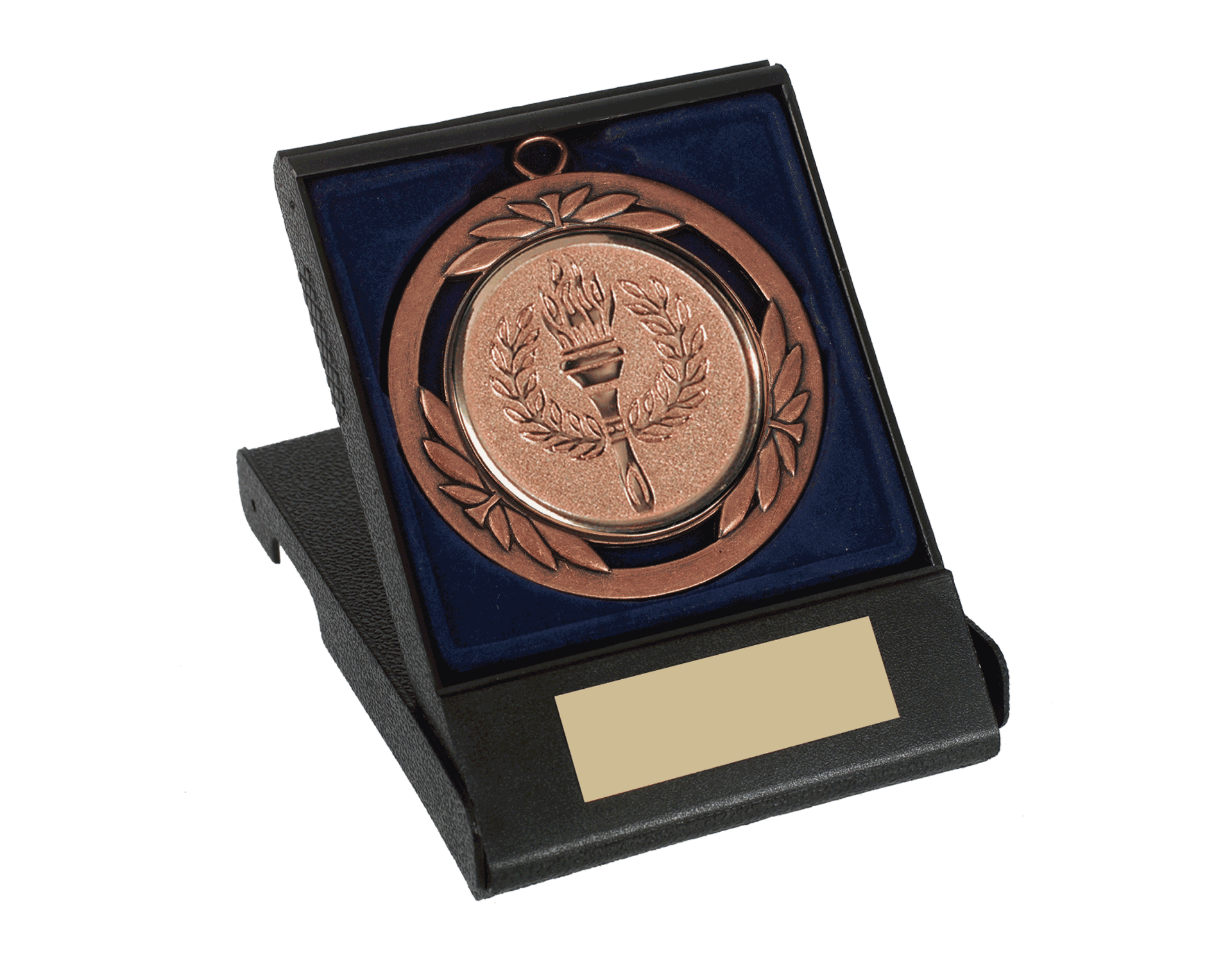 T56G Bronze Three Plume Victory Torch Presentation Medal | Running Imp ...