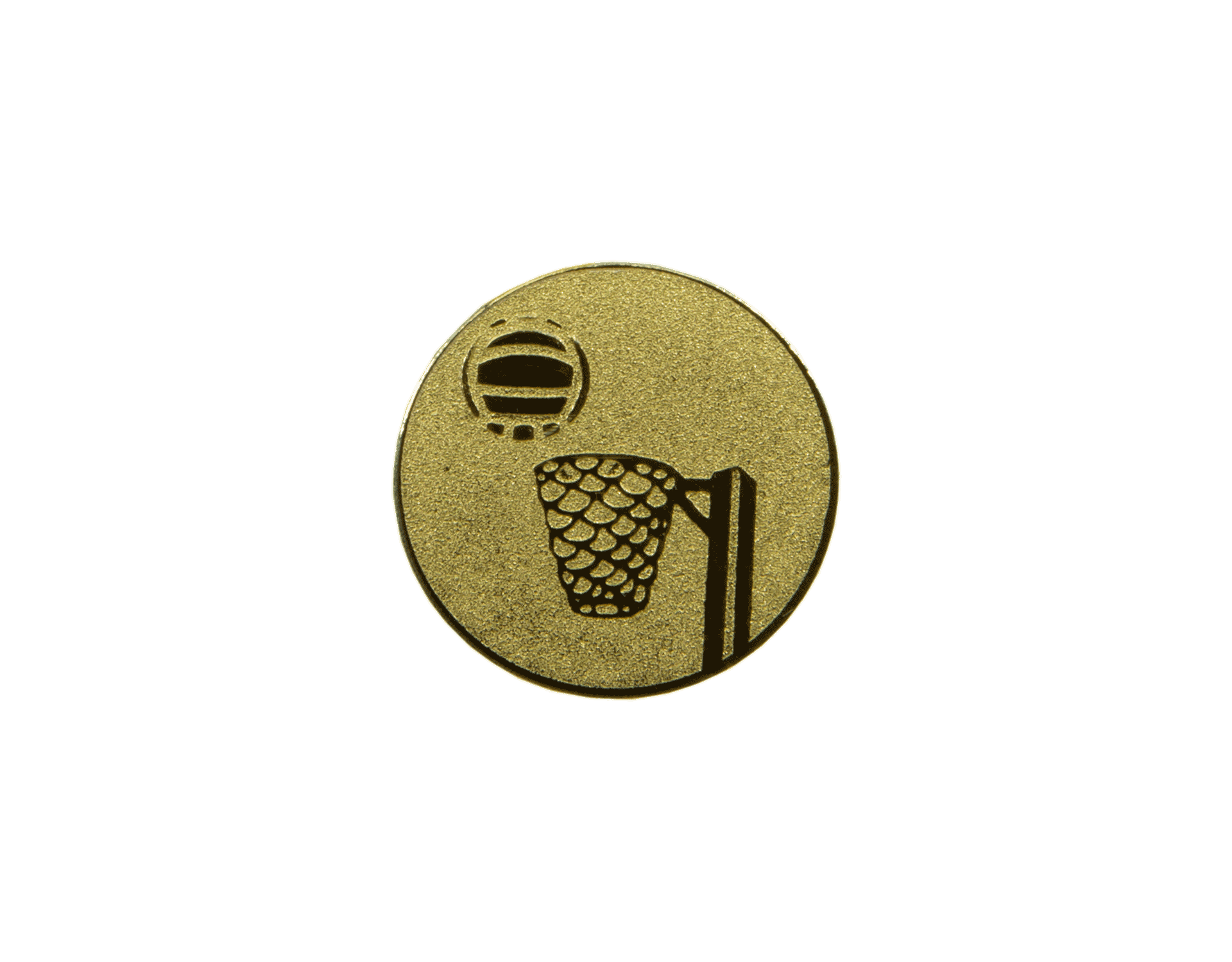 Netball 1” Metal Medal Centre | Running Imp - Running Imp