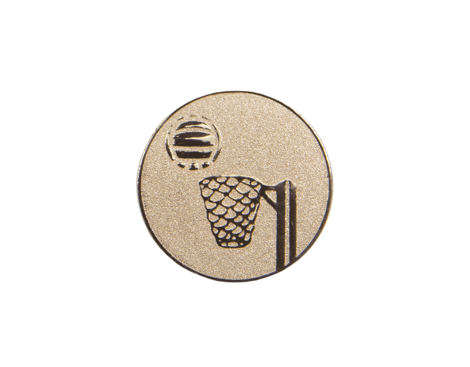 Netball 1” Metal Medal Centre | Running Imp - Running Imp