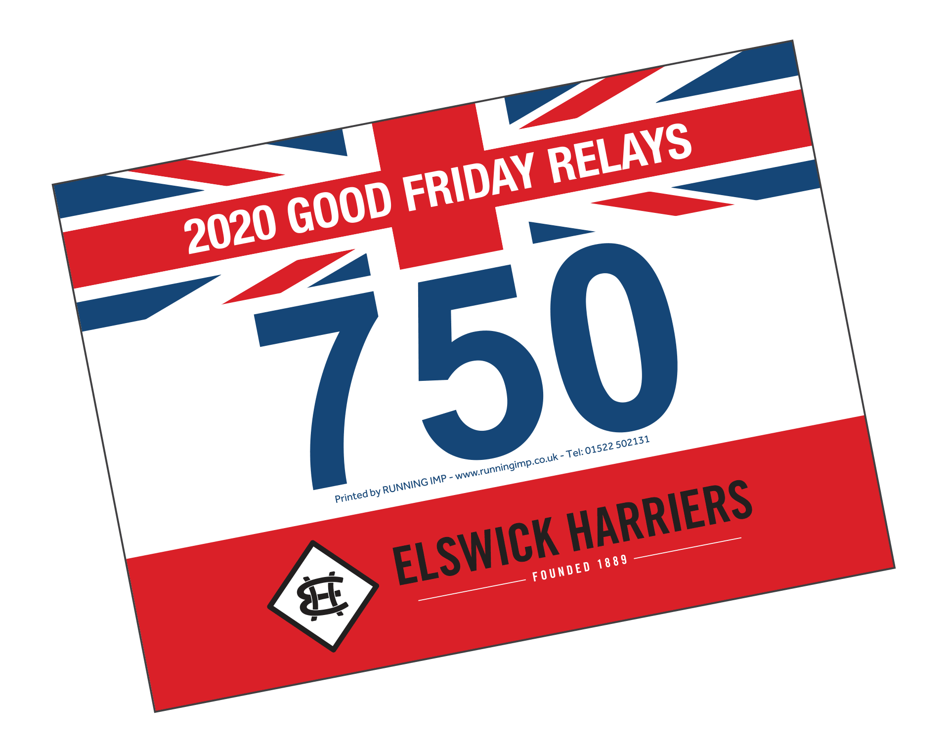 Digitally Printed Tyvek Race Numbers | Running Imp - Running Imp