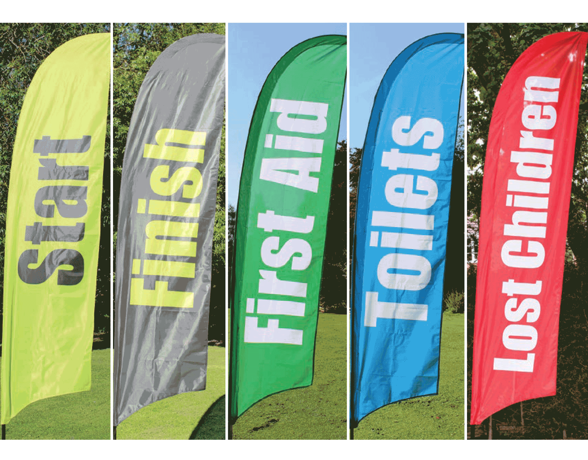 Event Feather Flags | Running Imp - Running Imp