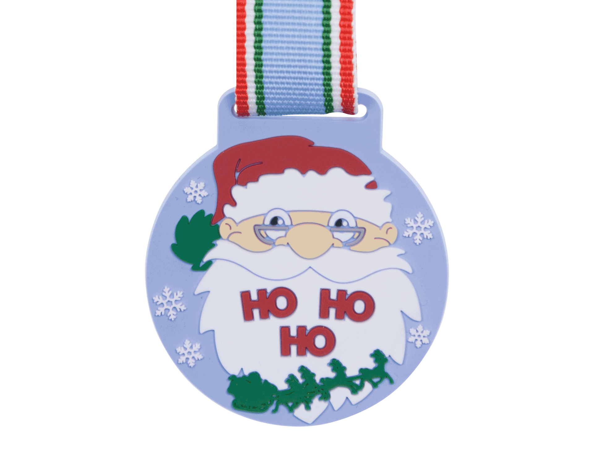 Silicone Santa Medal | Running Imp - Running Imp
