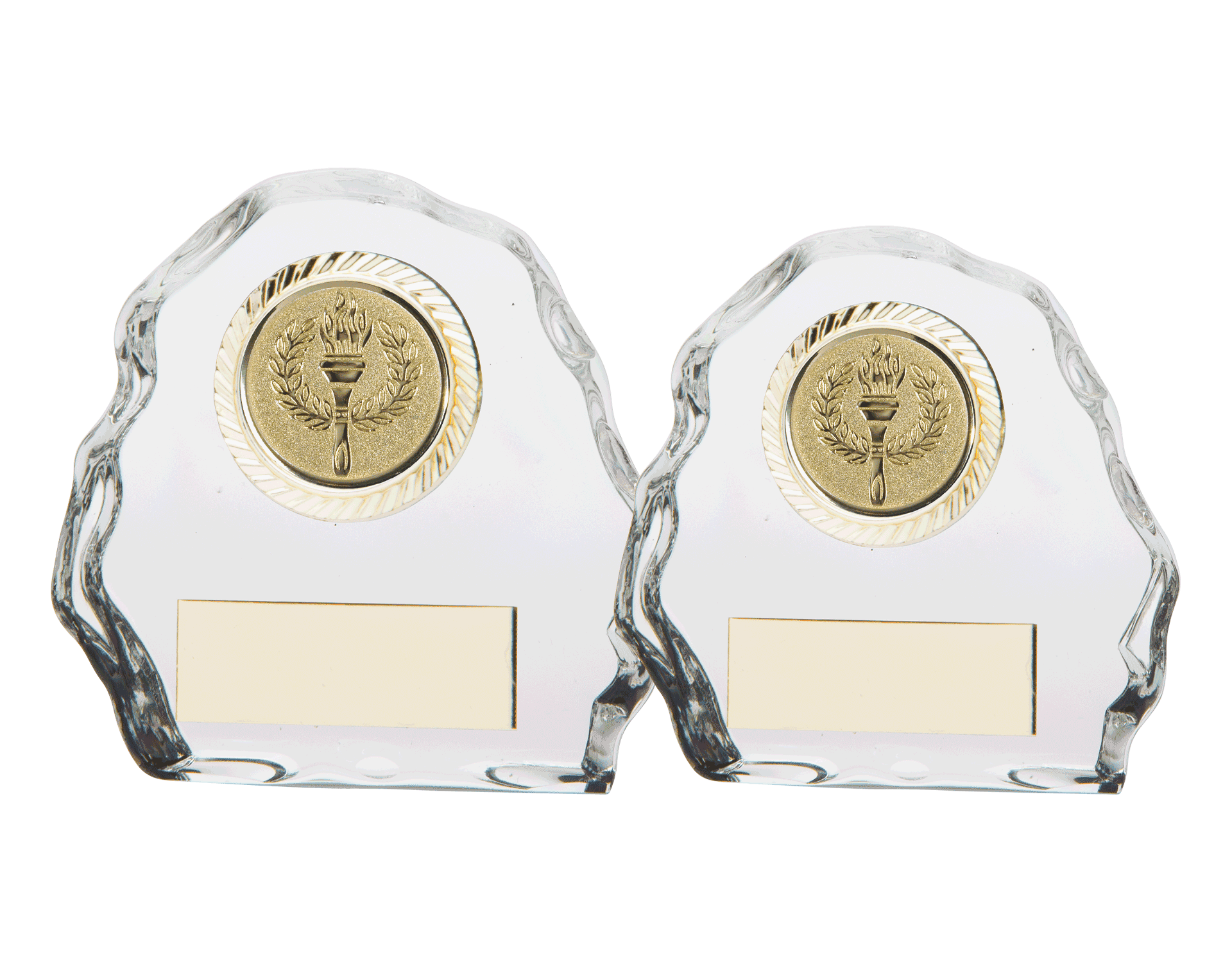 T209C Set of Glass Awards | Running Imp - Running Imp