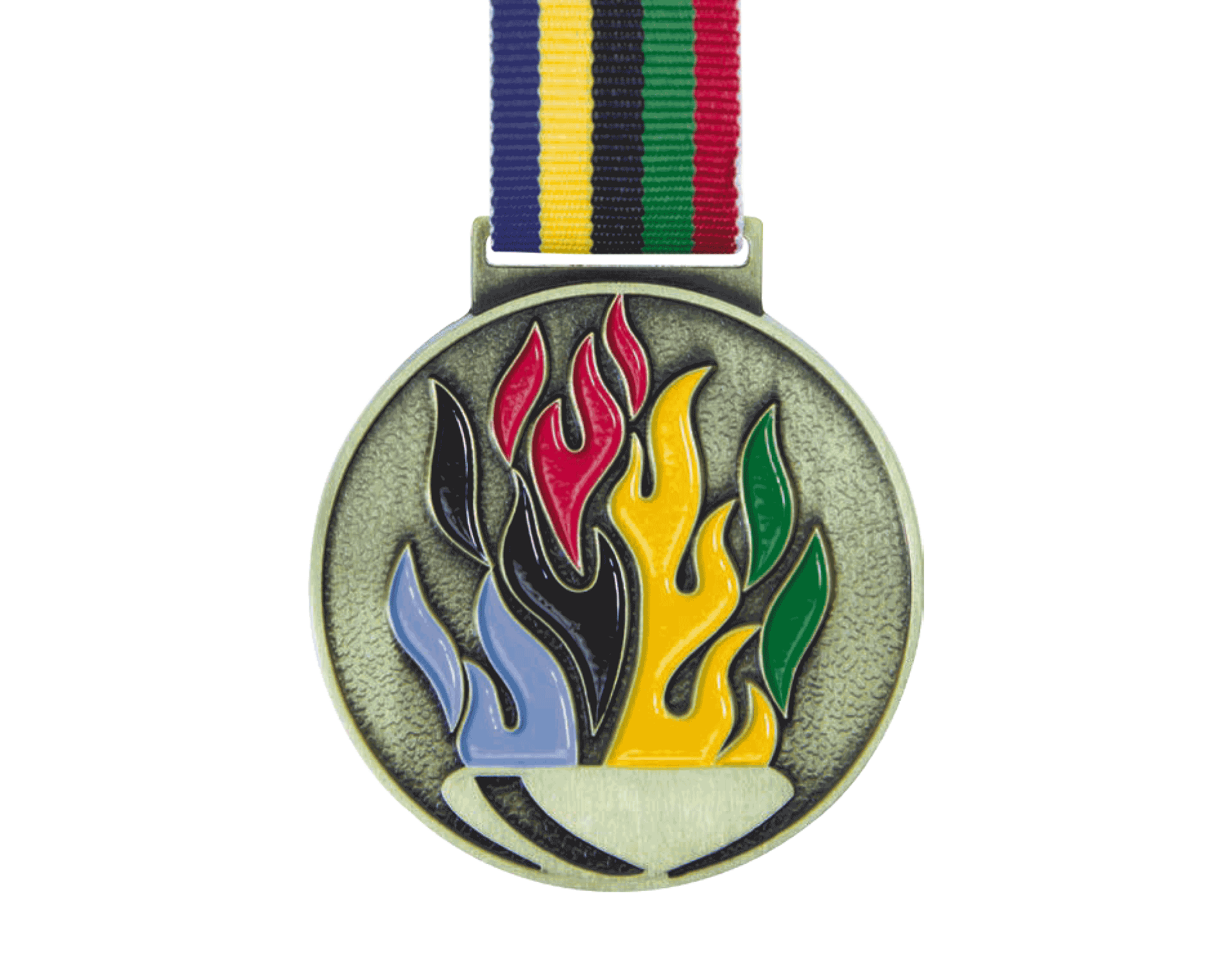 Enamelled 3 Medal | Running Imp - Running Imp