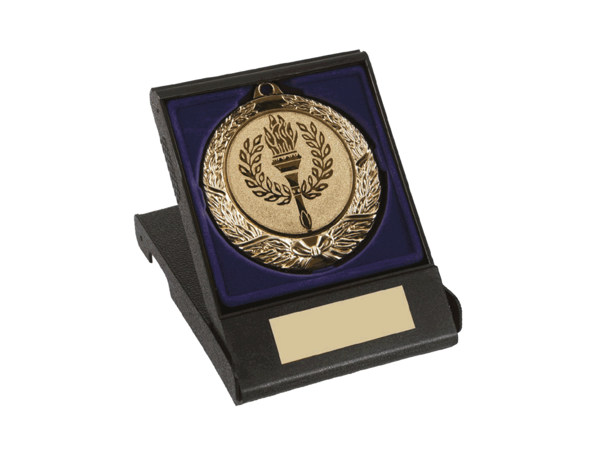 T56A Gold Full Wreath Victory Torch Presentation Medal | Running Imp ...