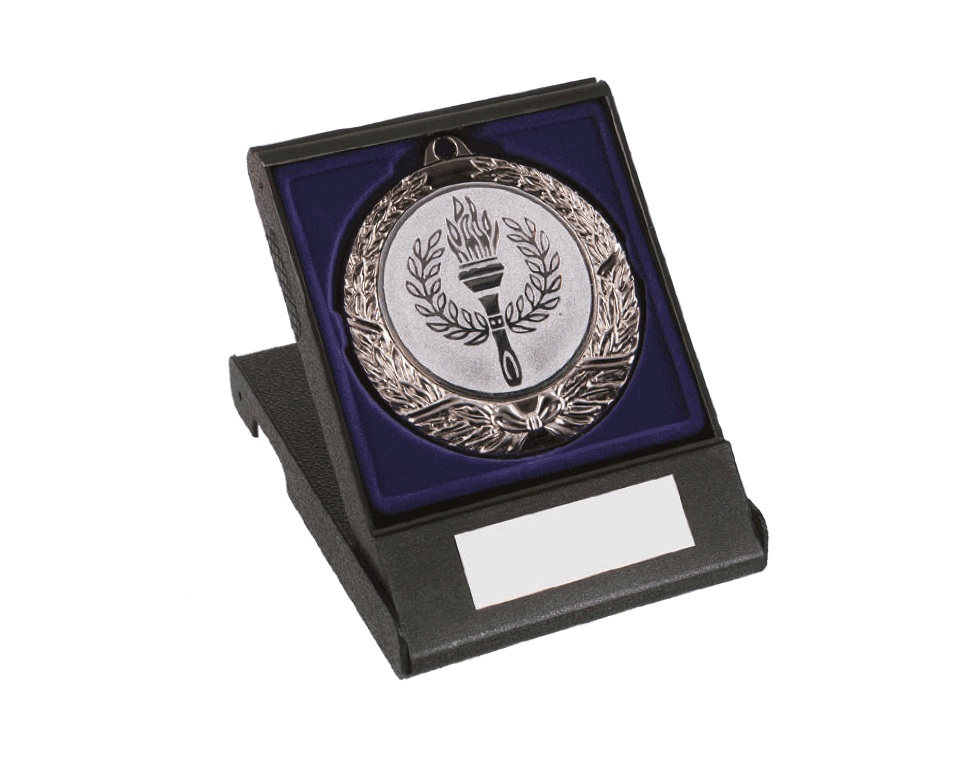 T56B Silver Full Wreath Victory Torch Presentation Medal | Running Imp ...