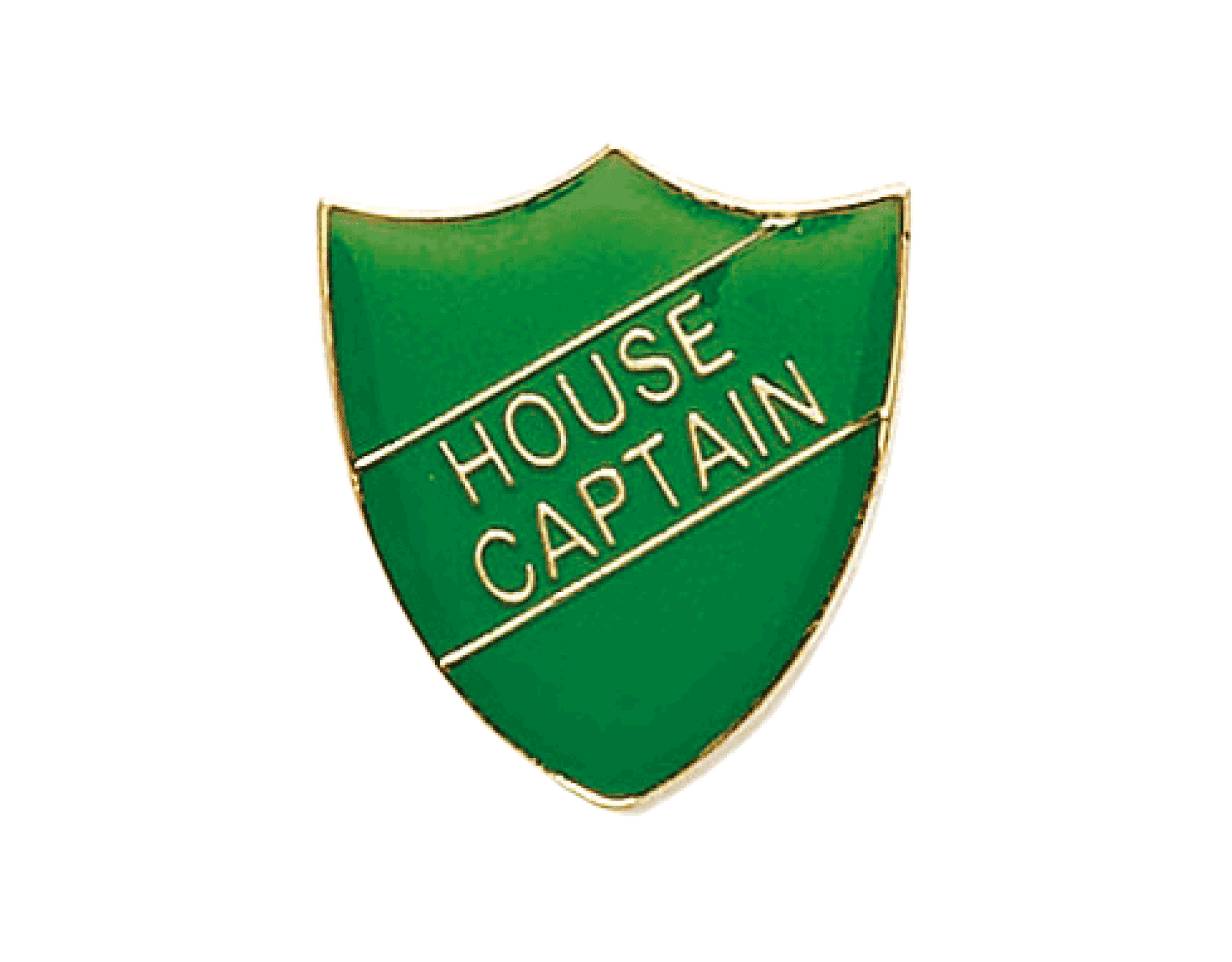 Green ‘House Captain’ School Pin Badge | Running Imp - Running Imp