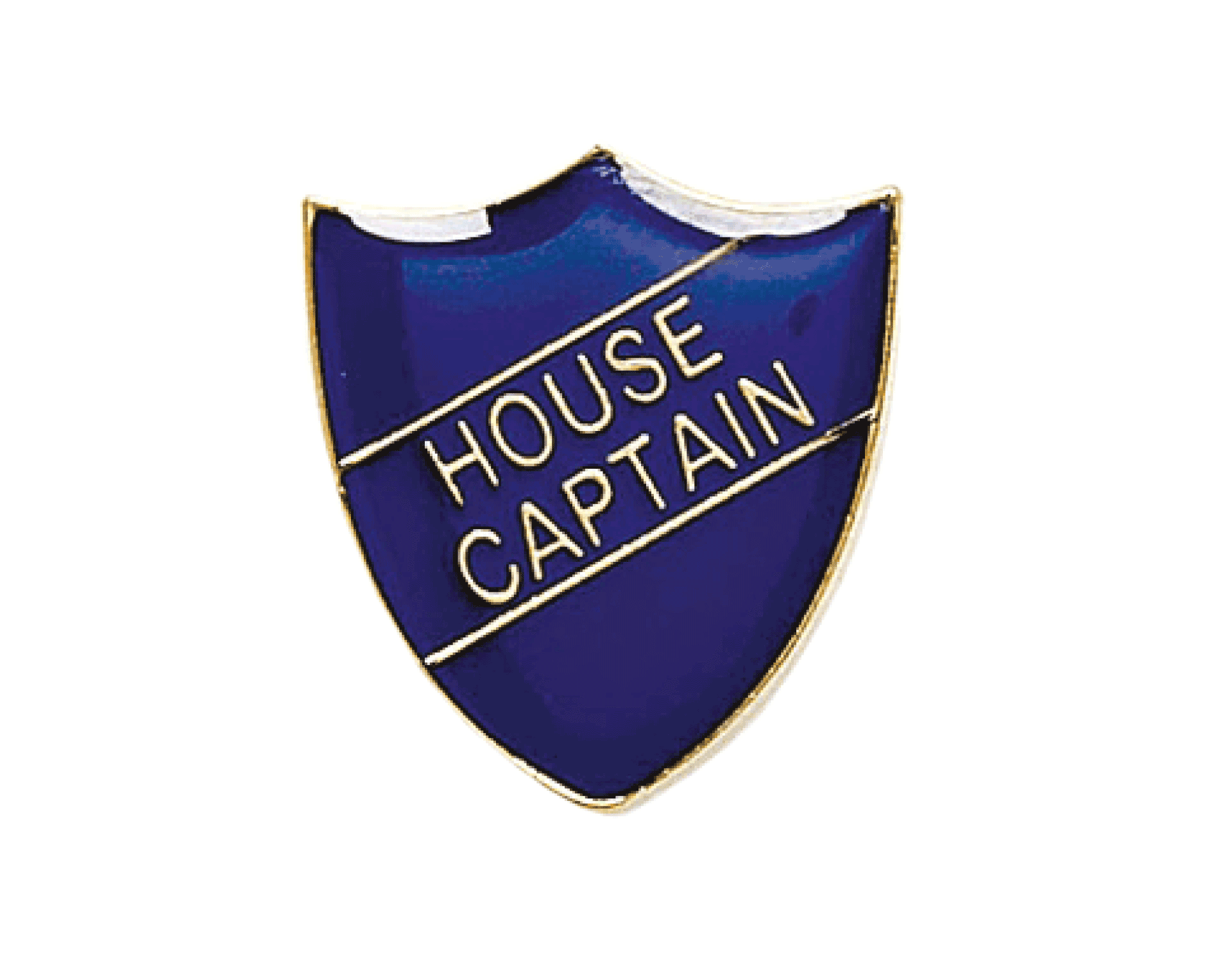 Blue ‘House Captain’ School Pin Badge | Running Imp - Running Imp