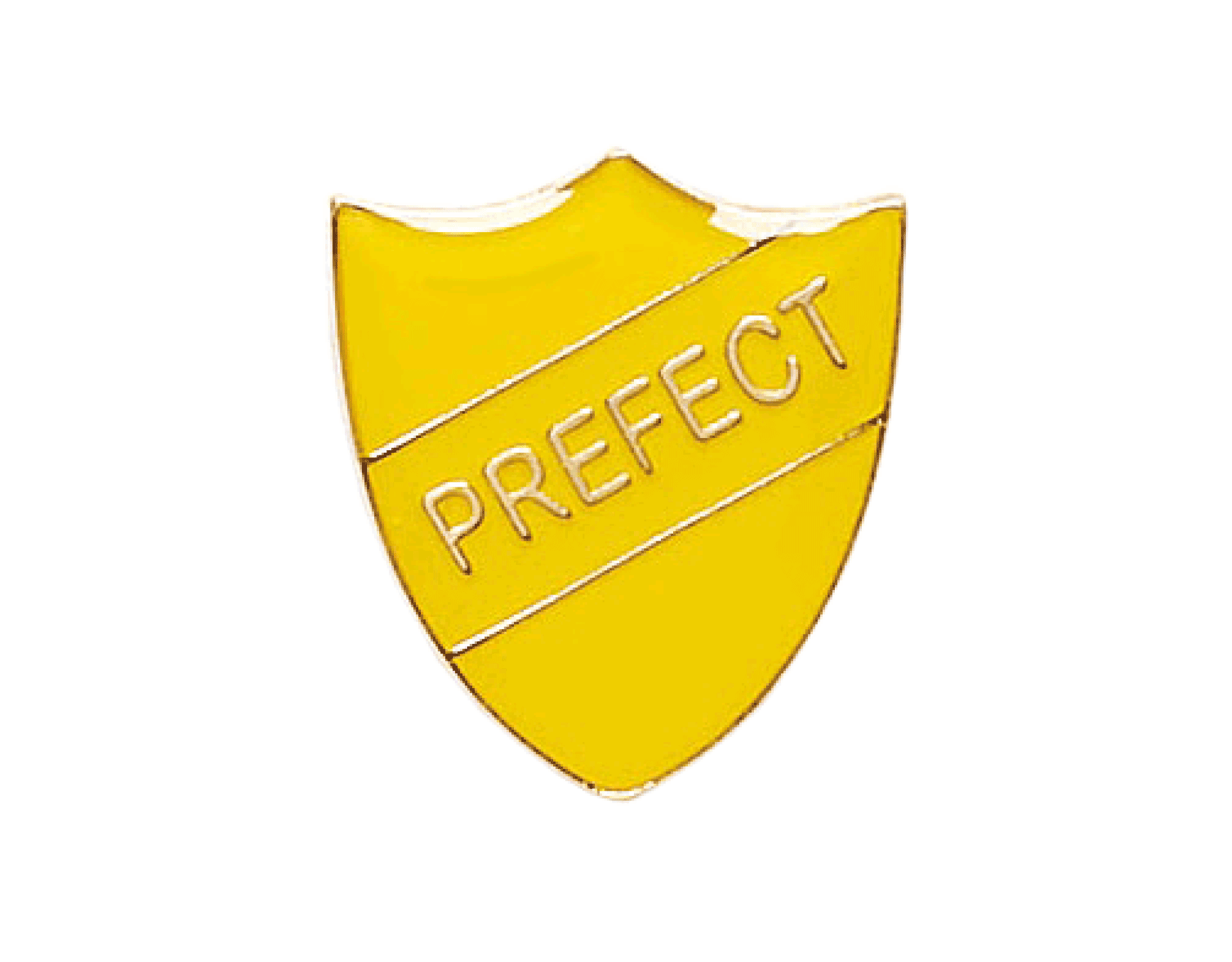 Yellow ‘Prefect’ School Pin Badge | Running Imp - Running Imp