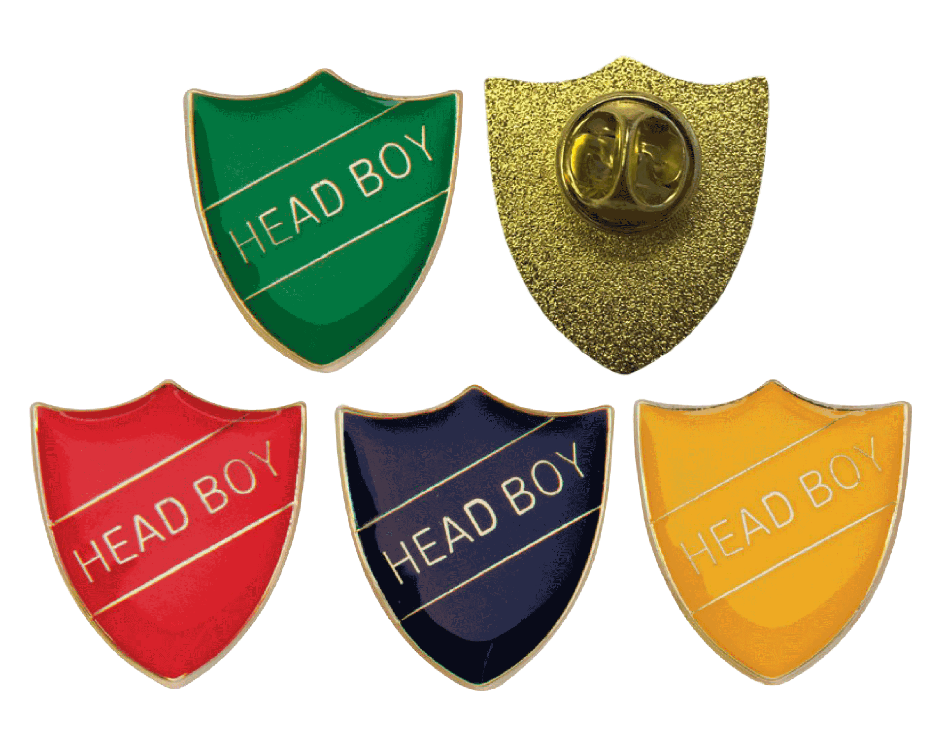 ‘Head Boy’ Shield Lapel Badges | Running Imp - Running Imp