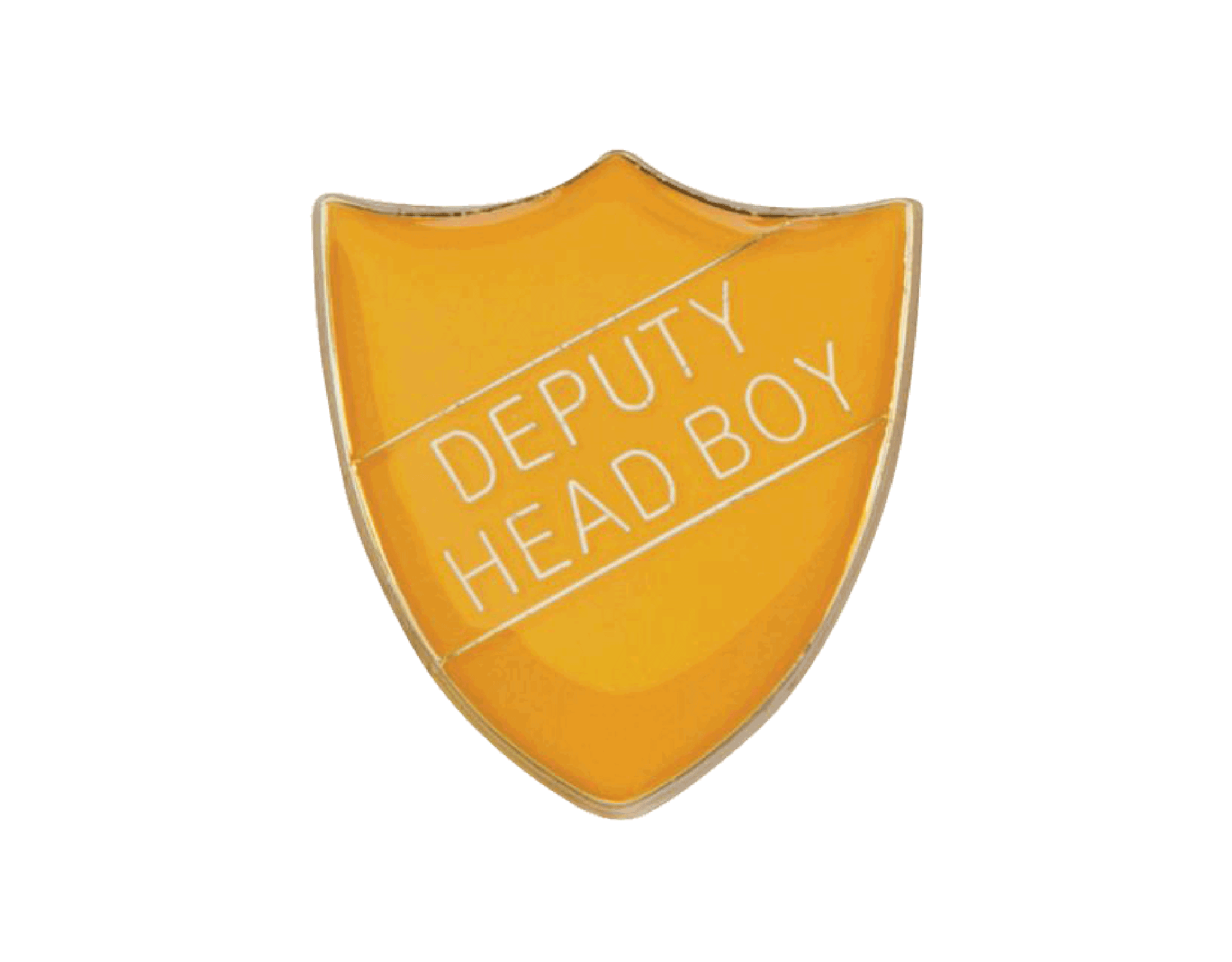 Yellow ‘Deputy Head Boy’ School Pin Badge | Running Imp - Running Imp
