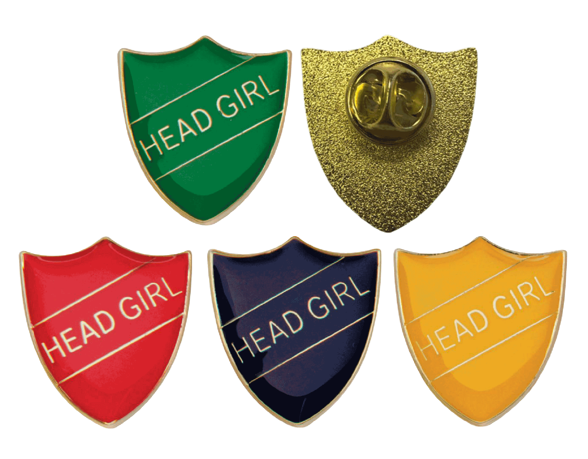 ‘Head Girl’ Shield Lapel Badges | Running Imp - Running Imp
