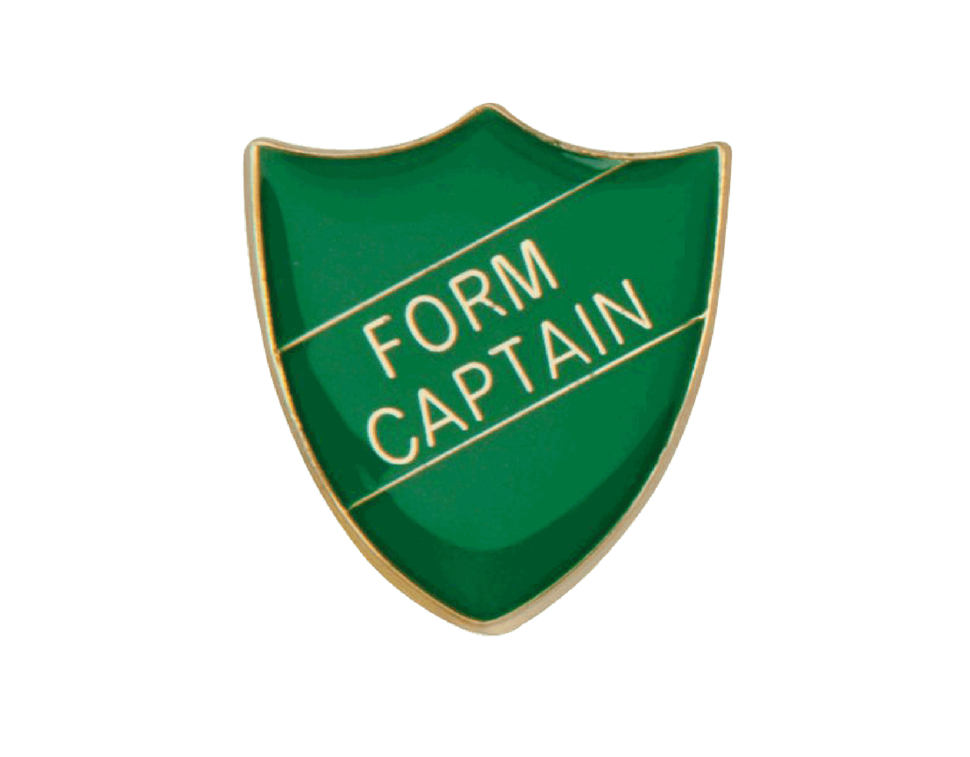 Green ‘Form Captain’ School Pin Badge | Running Imp - Running Imp