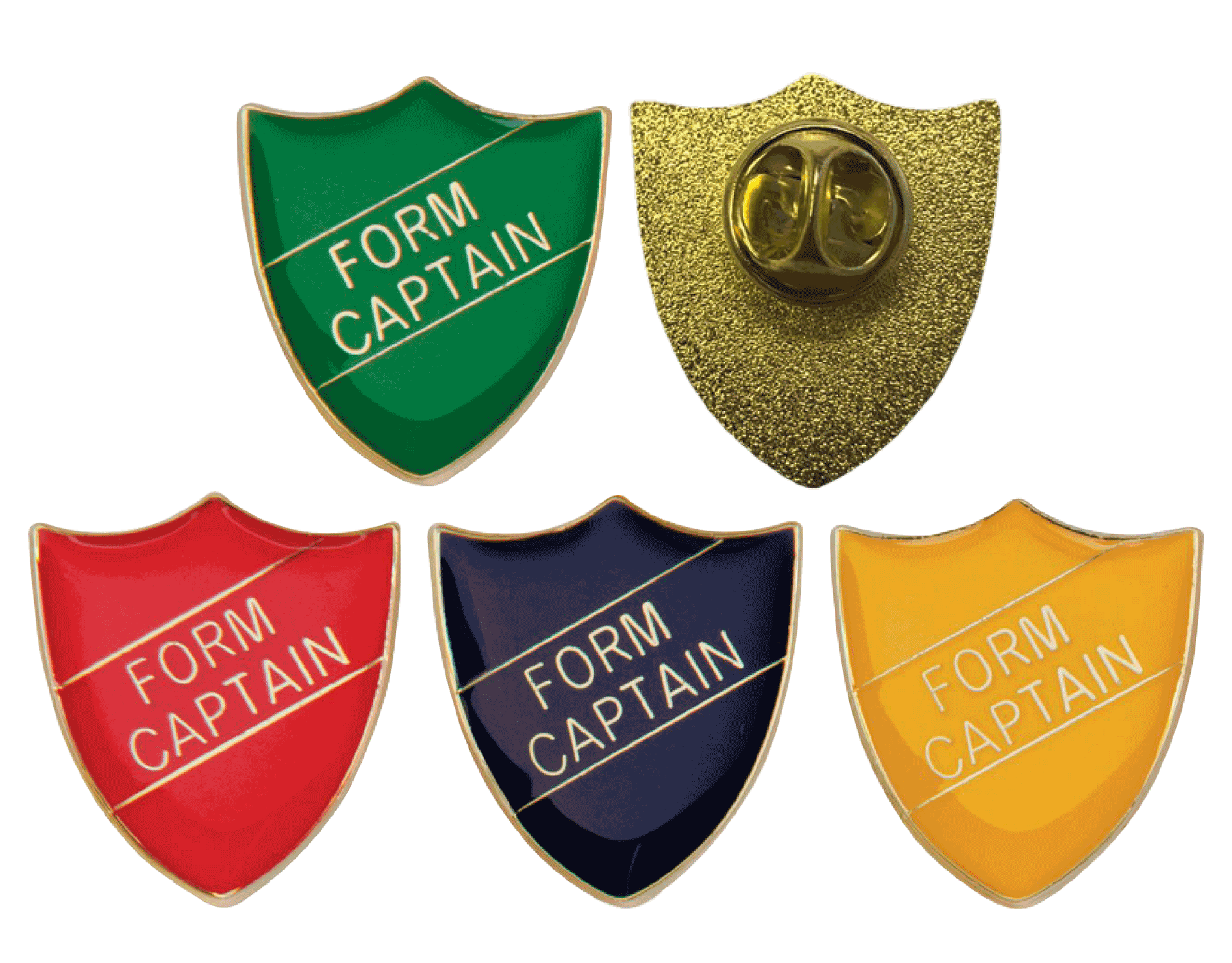 ‘Form Captain’ Shield Lapel Badges | Running Imp - Running Imp