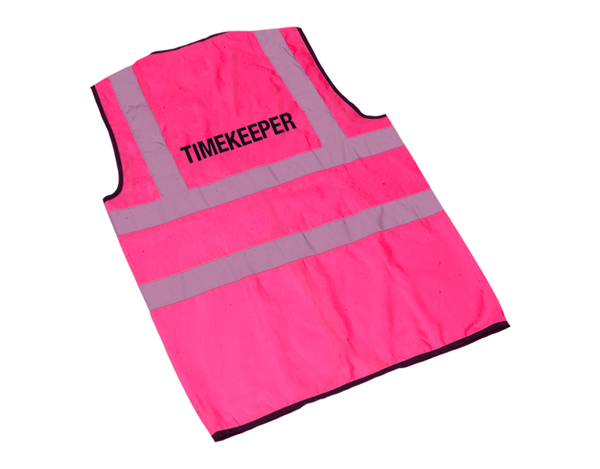 Pink Reflective 'TIMEKEEPER' Hi-Vis Waistcoats - Large | Running Imp ...