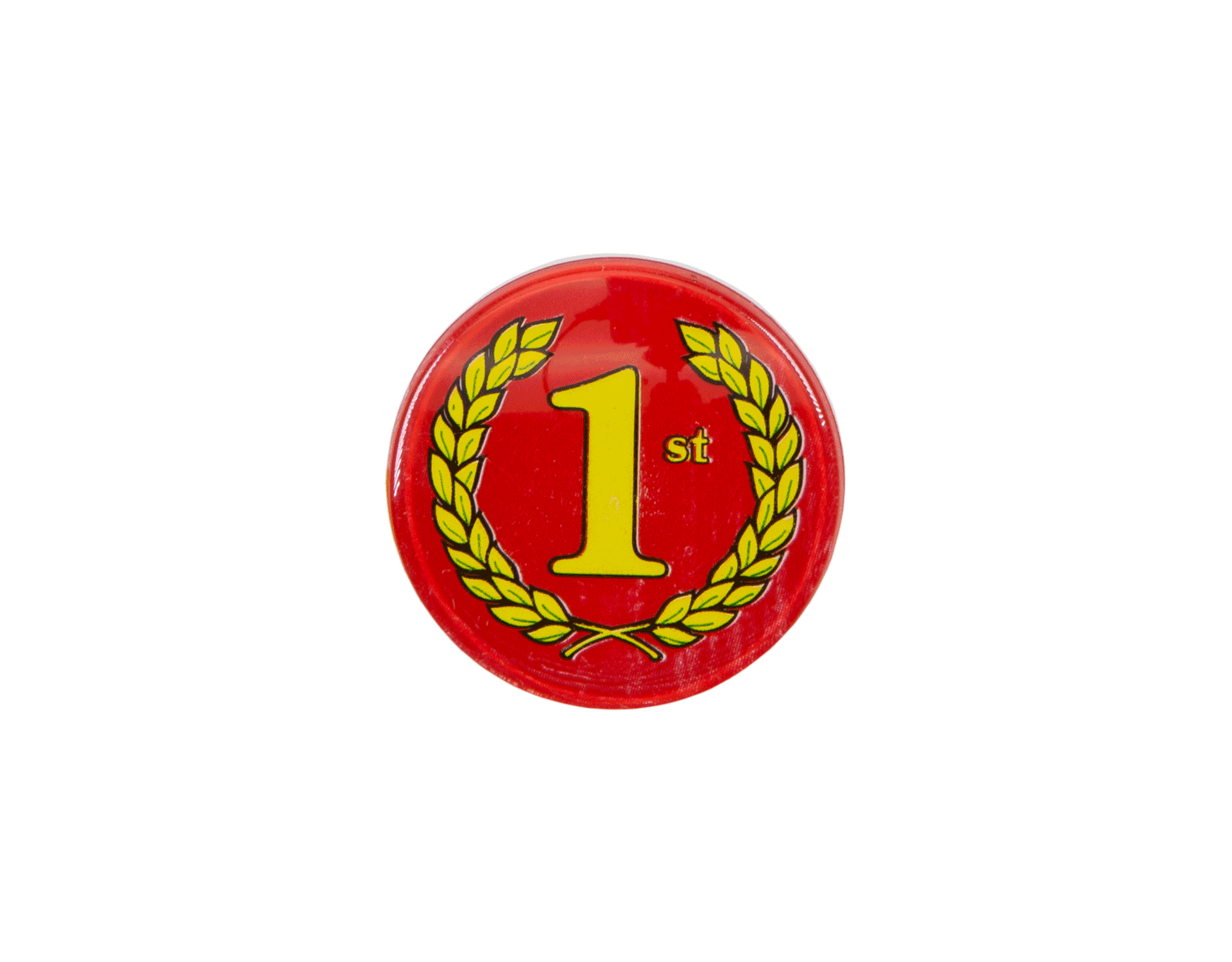 “1st Place” 1” Domed Acrylic Medal Centre | Running Imp - Running Imp