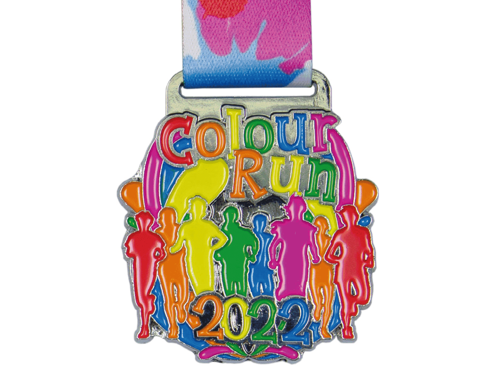 Colour Run 4 Medal | Running Imp - Running Imp