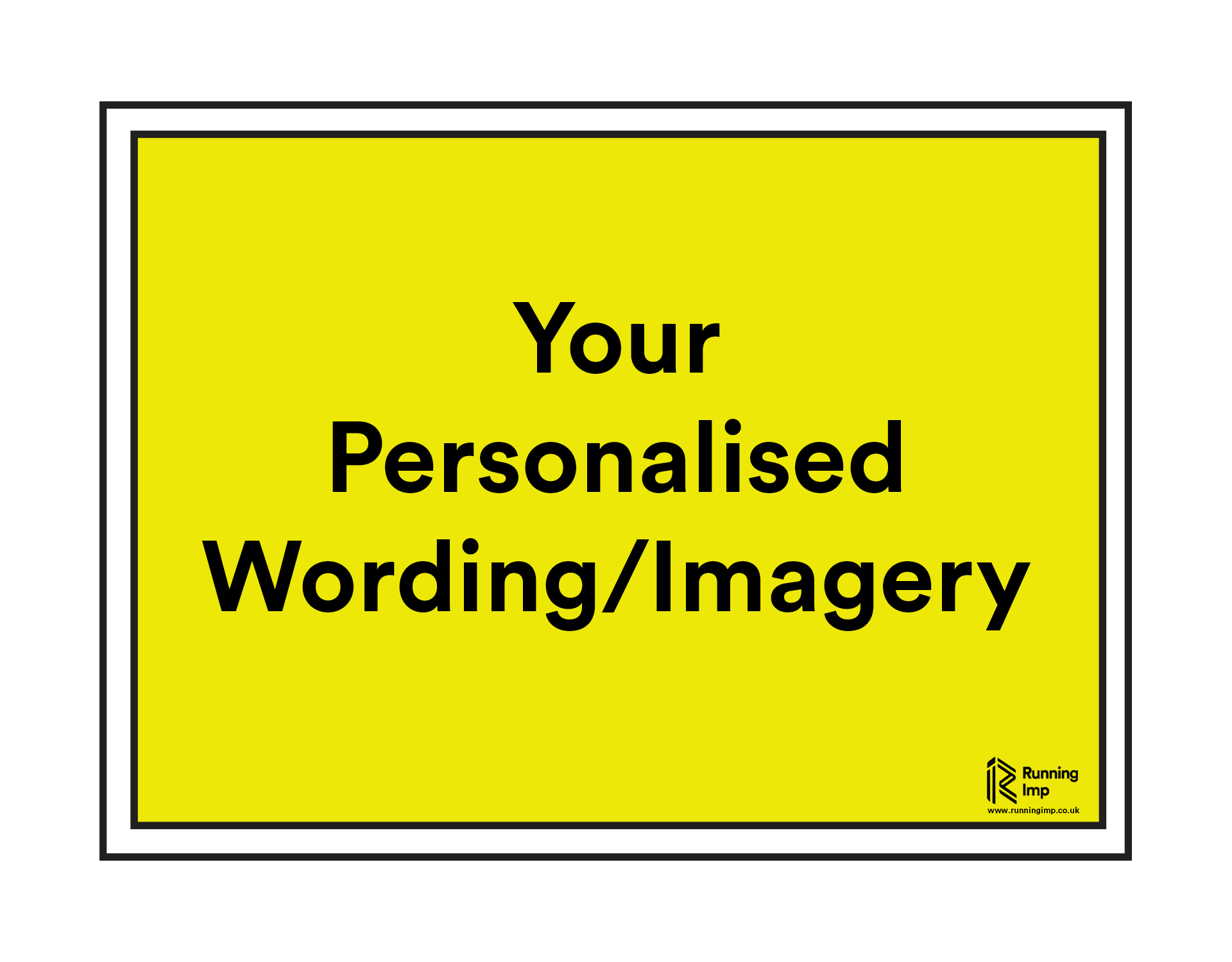 Personalised Event Signs - 18” x 24” | Running Imp - Running Imp