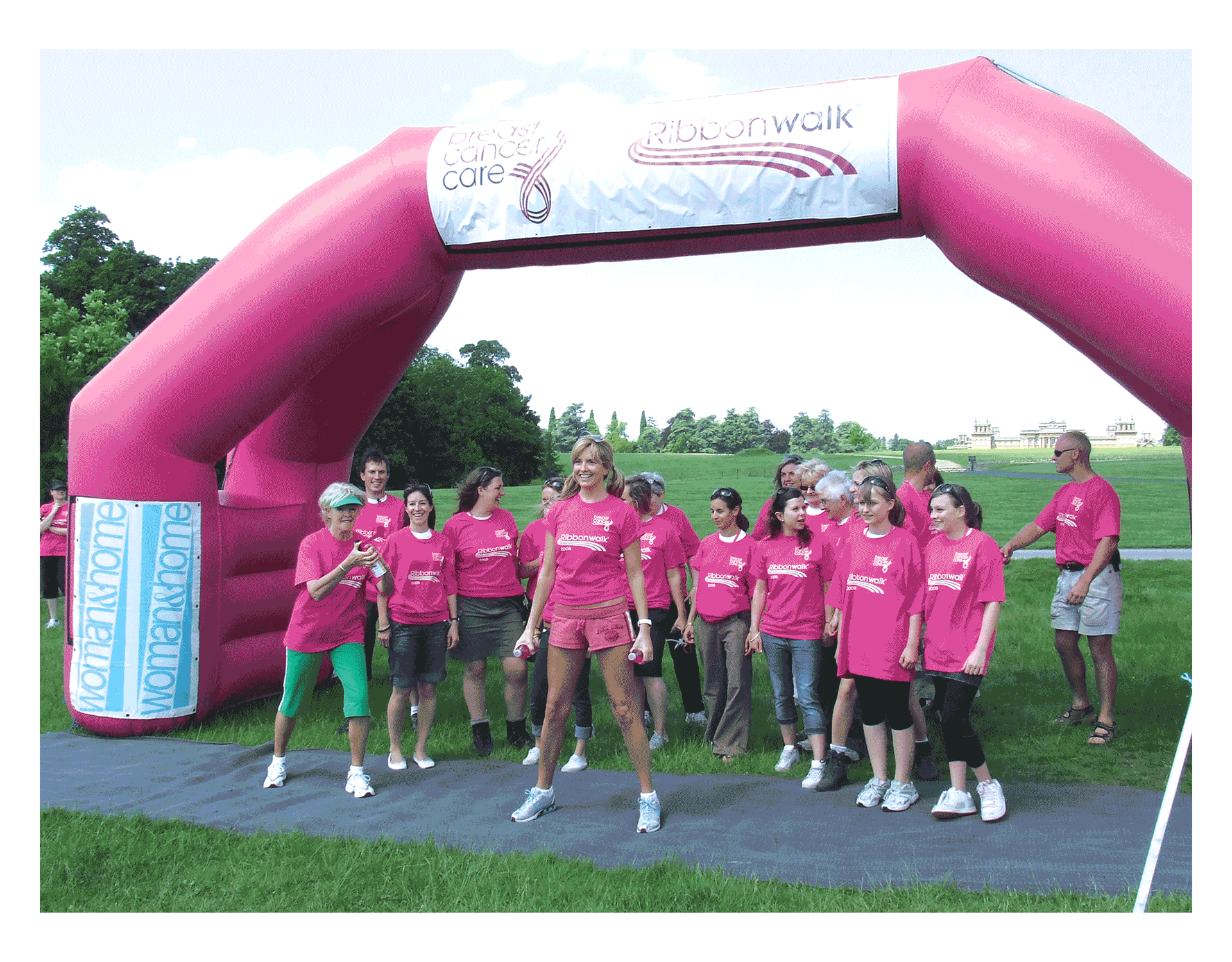 Pink Inflatable Gantry | Inflatable Gantries | Running Imp - Running Imp