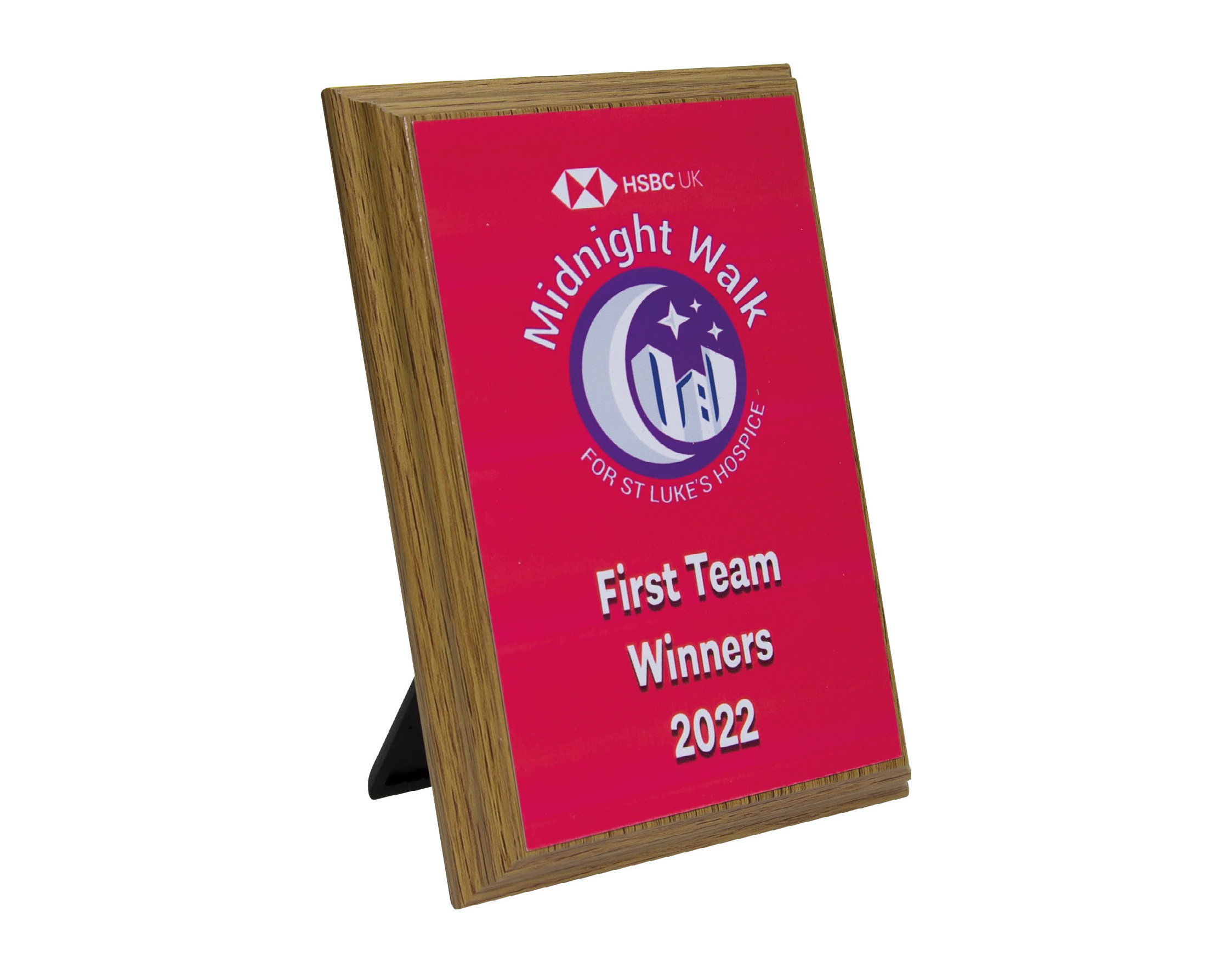 T310A - Sublimated Light Oak Wooden Trophy - Large | Running Imp ...