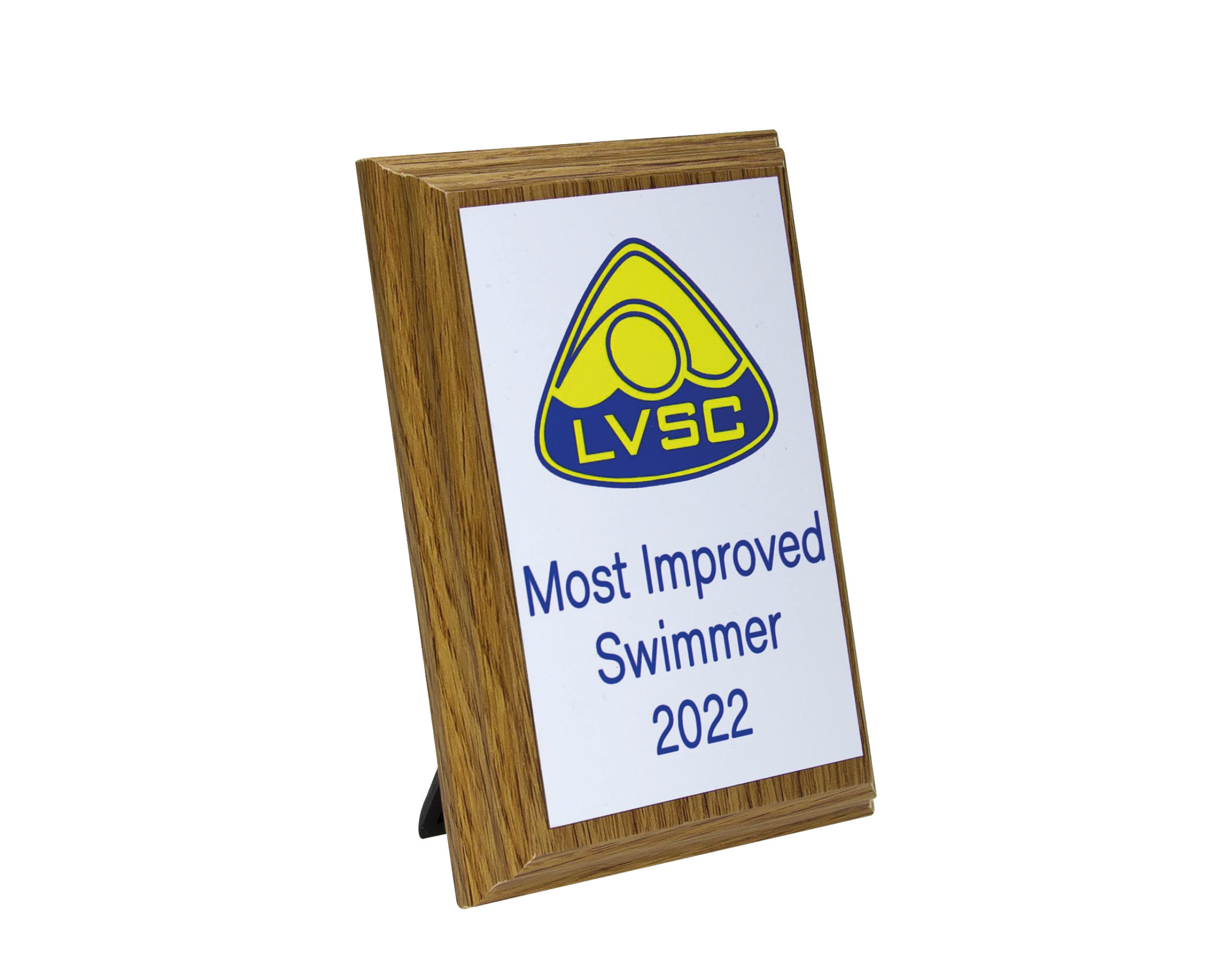 T310B - Sublimated Light Oak Wooden Trophy - Medium | Running Imp ...