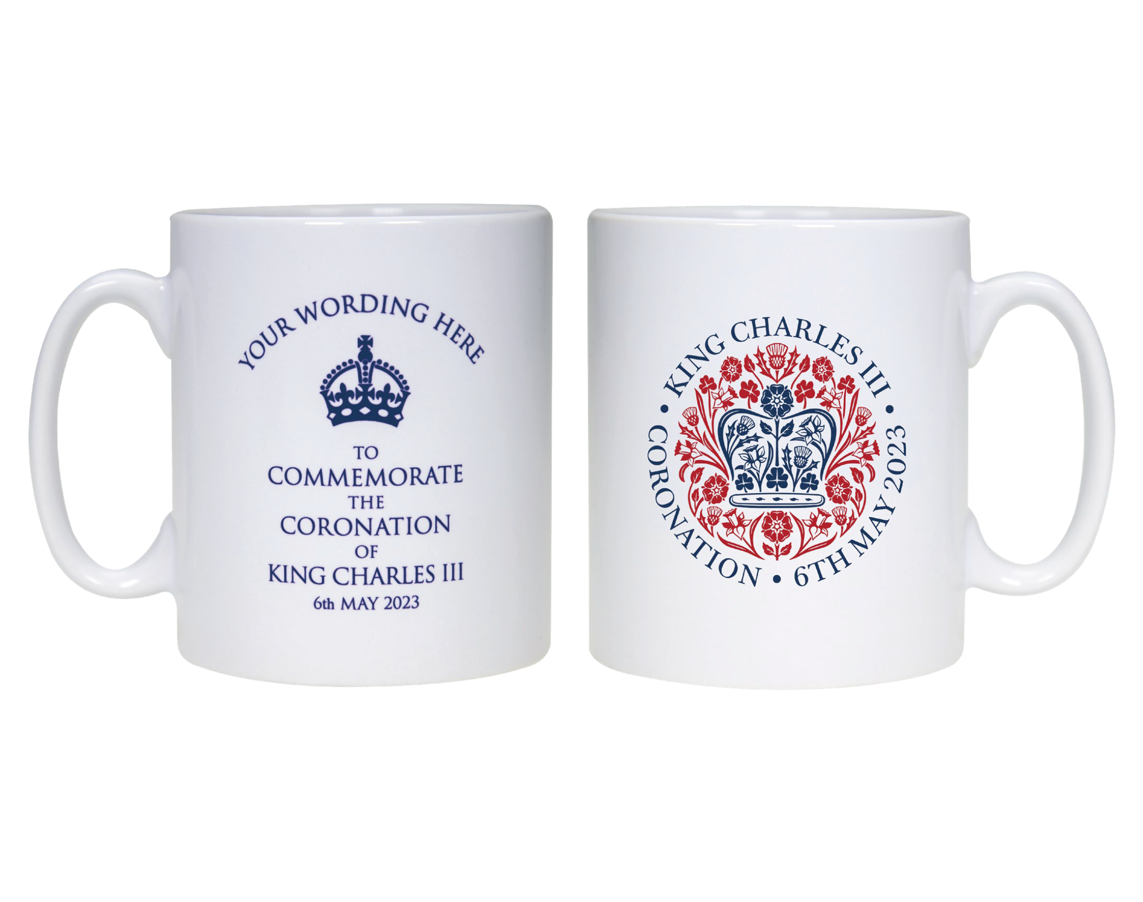 COR3501 - Option 3 Coronation Logo Commemorative Mug + Wording Only ...