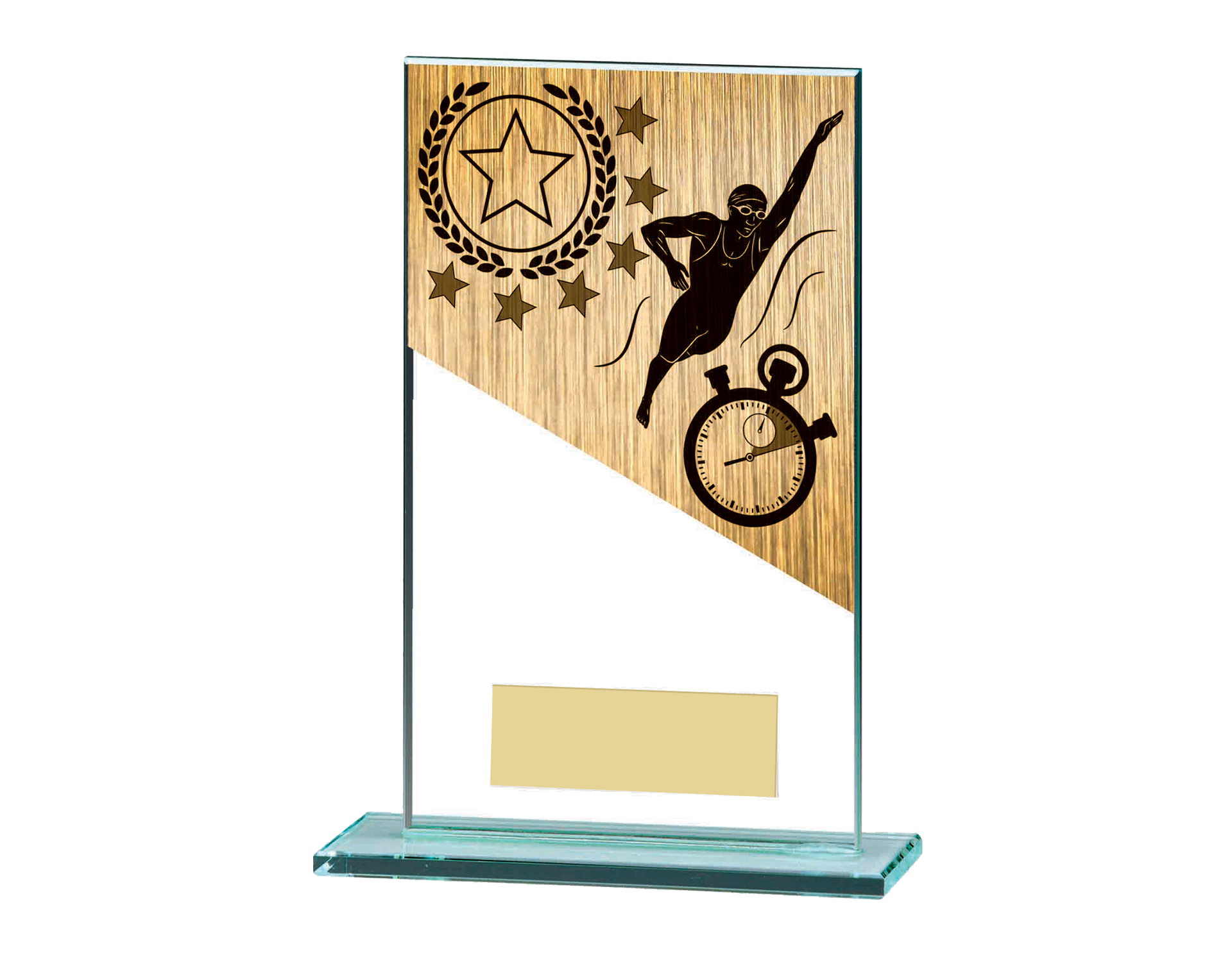 T417G Running Jade Glass Award | Running Imp - Running Imp