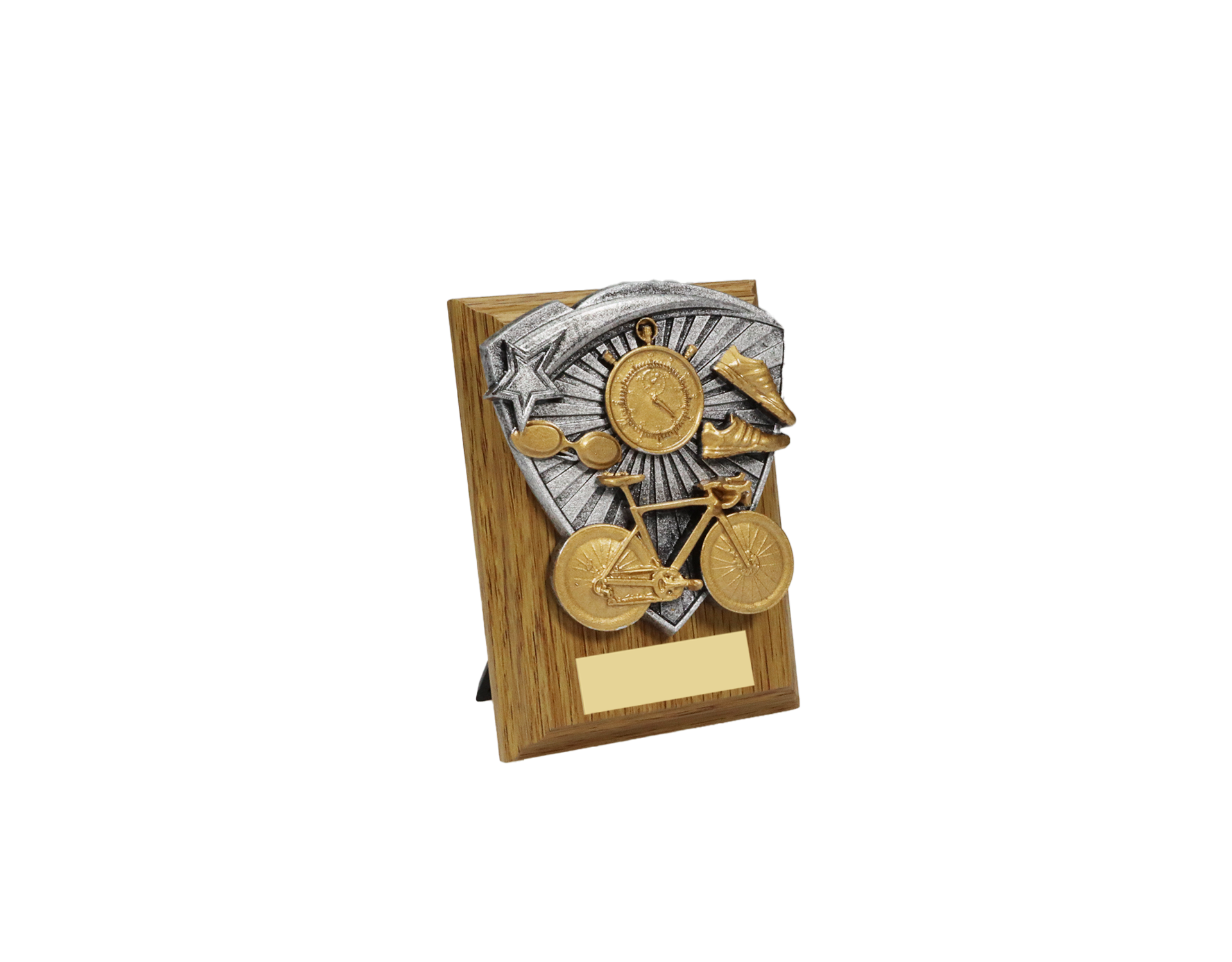 WO5200 - Triathlon 3D Presentation Shield (5") | Running Imp - Running Imp