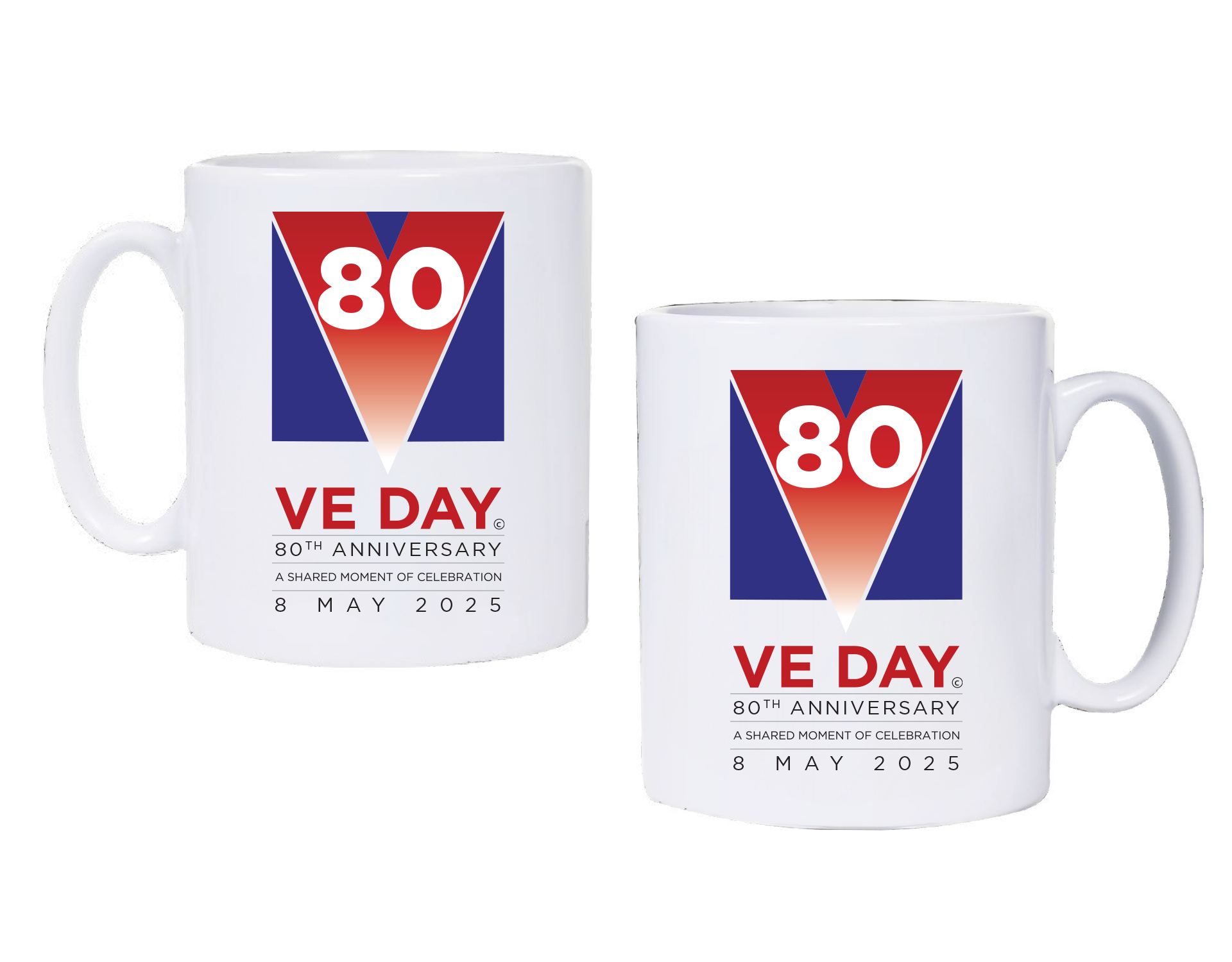 VE8015 - Option 2 VE Day 80 Emblem Commemorative Mug | Running Imp ...