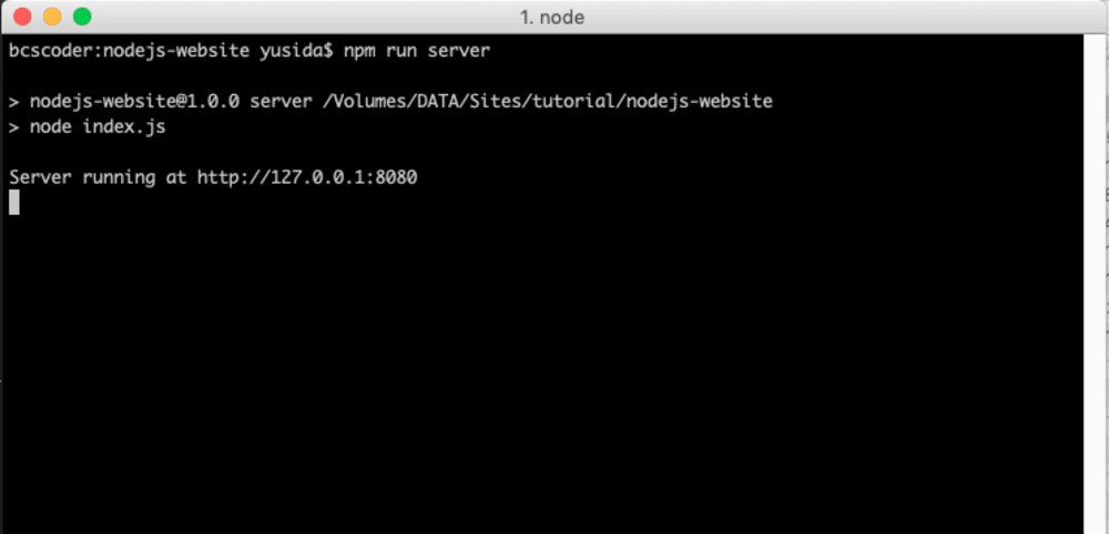 Belajar Nodejs Membuat Website Sederhana Dengan Node Js