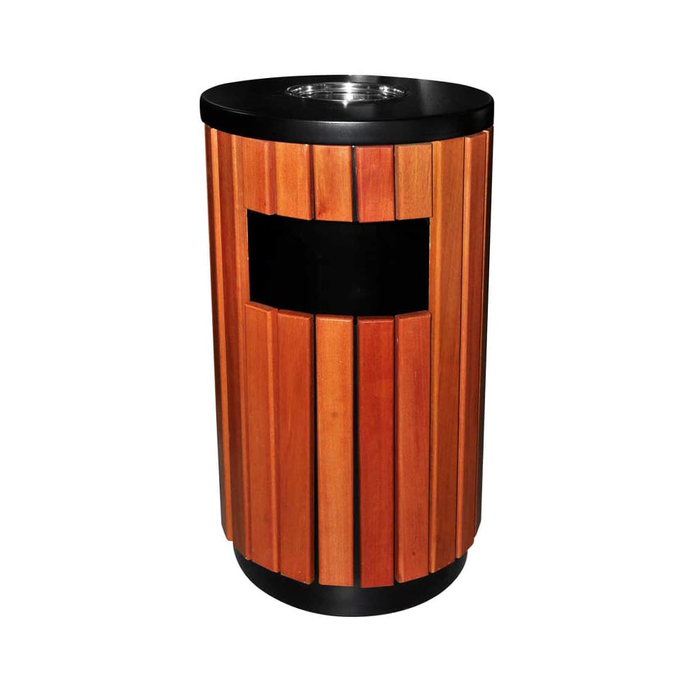 Jual Tempat Sampah Kayu › Outdoor Trash Can | Ruparupa