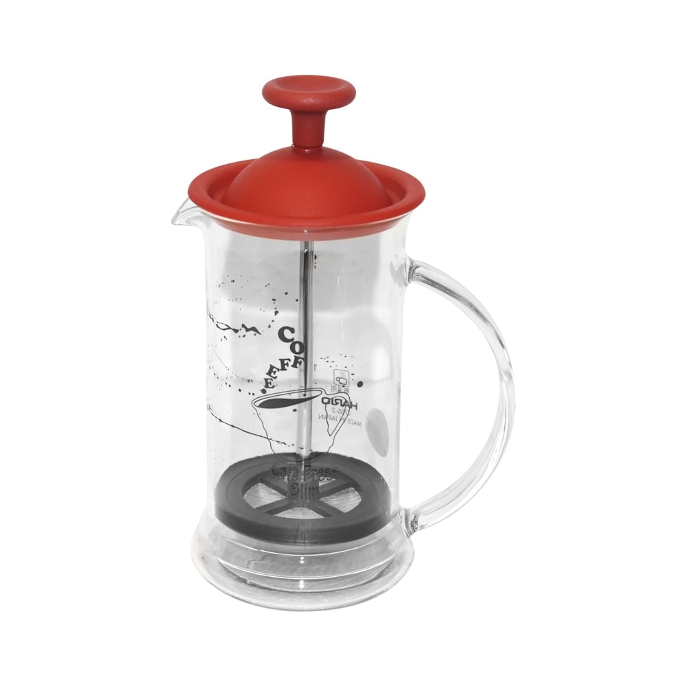 Jual Hario 240 Ml Teko Kopi French Press Merah Terbaik | Informa