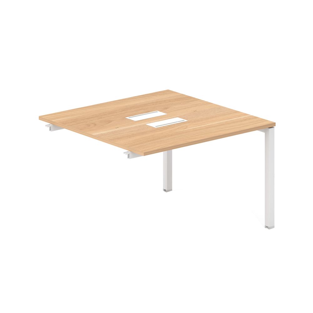 Jual Sieben Meja Kantor Ekstensi Workstation 2 Seater Cokelat Terbaik ...