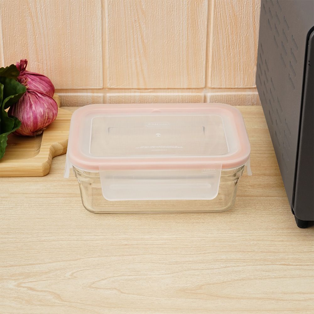 Jual Glasslock 700 Ml Wadah Makanan Oven Smart Orange Terbaik | Informa