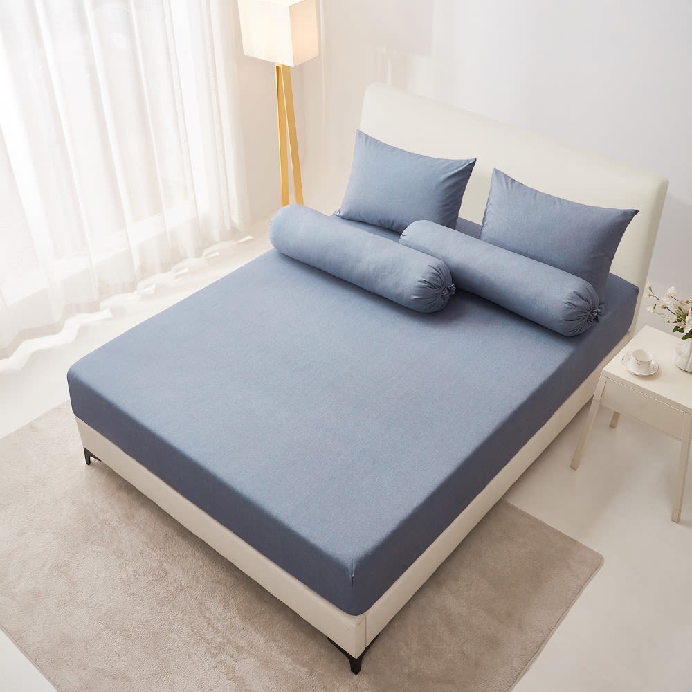 Jual Informa 120 X 200 Cm Set 3 Pcs Seprai Double Microfiber Yoda Biru ...