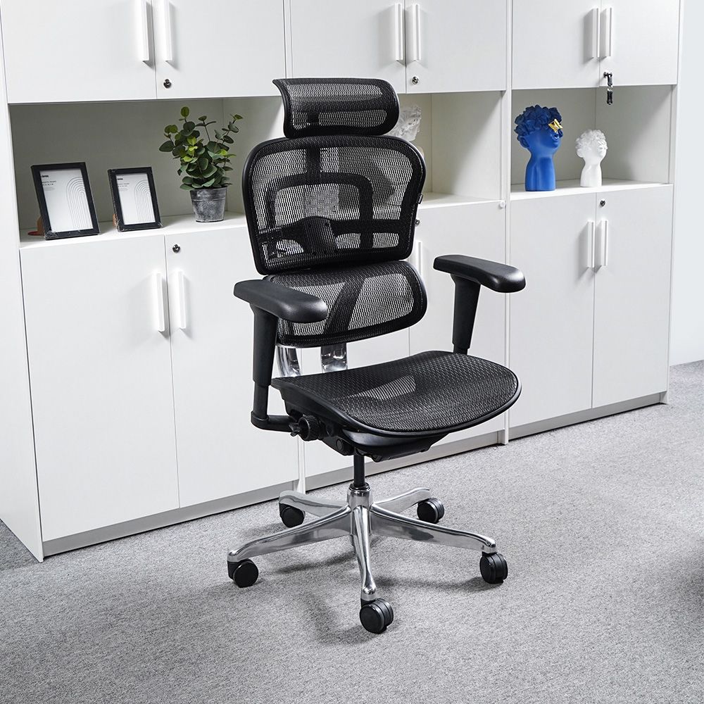 Jual Informa Neo Ergohuman Kursi Kantor Sandaran Tinggi Hitam Terbaik ...