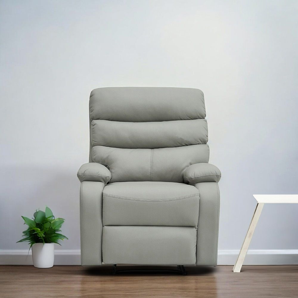 Jual Informa Niels Sofa Recliner Fabric 1 Seater Abu Abu Terbaik | Informa