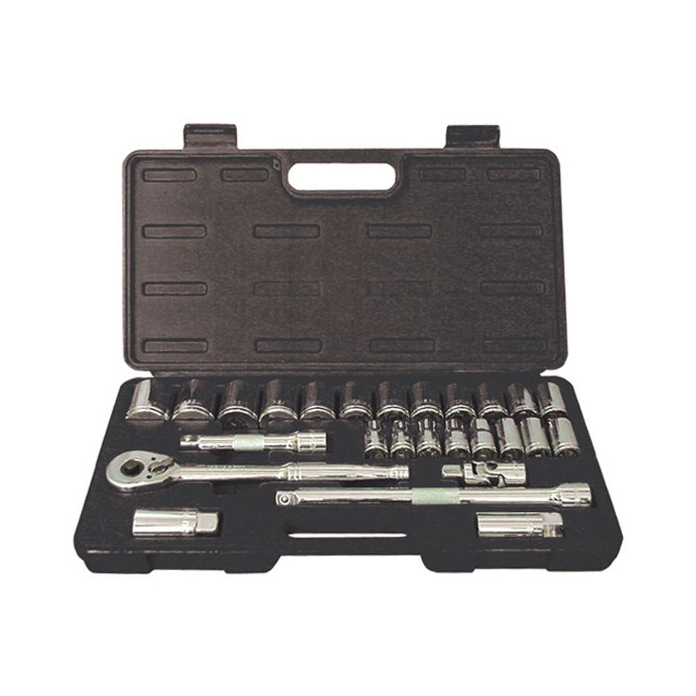 Jual Krisbow Set Gagang Dan Kunci Sok Sq 1 2 Inci 1 3 2 Cm 26 Pcs ...