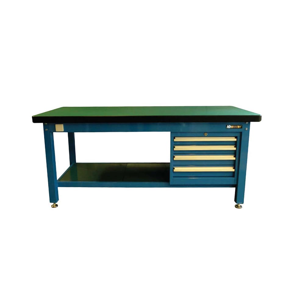 Jual Krisbow 180 X 75 X 80 Cm Meja Workshop 4 Laci Biru Terbaru | Ruparupa