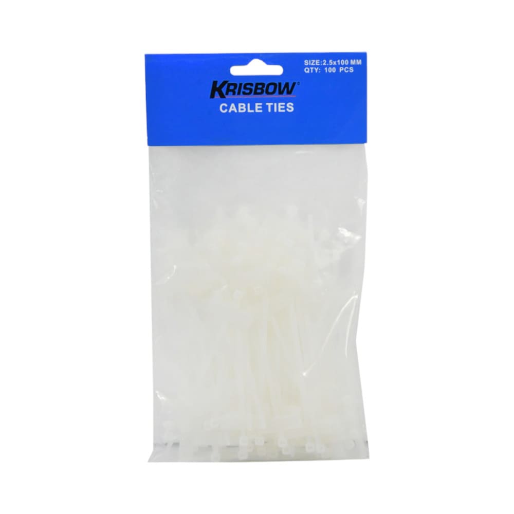 Jual Krisbow Tali Pengikat Kabel 2 5 X 100 Mm 100 Pcs Putih Terbaru Jual Krisbow Tali Pengikat Kabel 2 5 X 100 Mm 100 Pcs Putih Terbaru