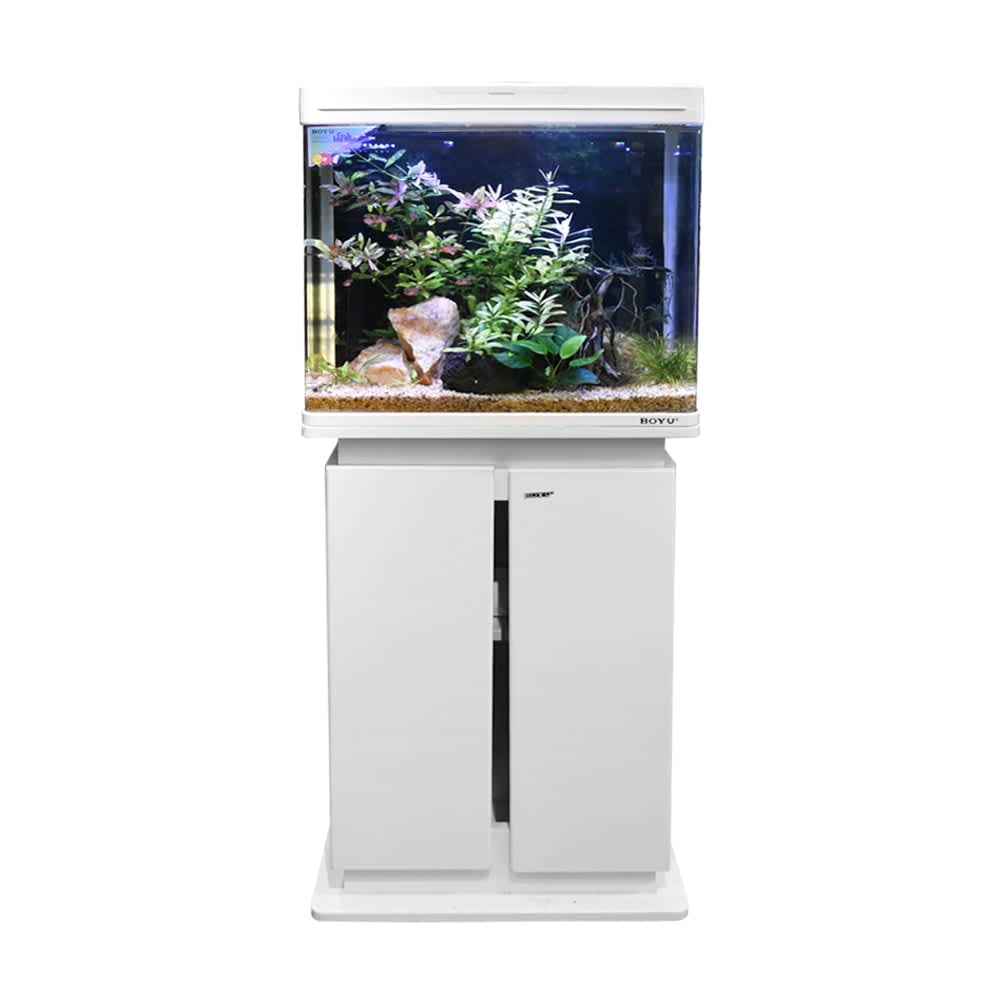 Jual Boyu Set Akuarium Dan Kabinet Ms 520 M Putih Terbaru | Ruparupa