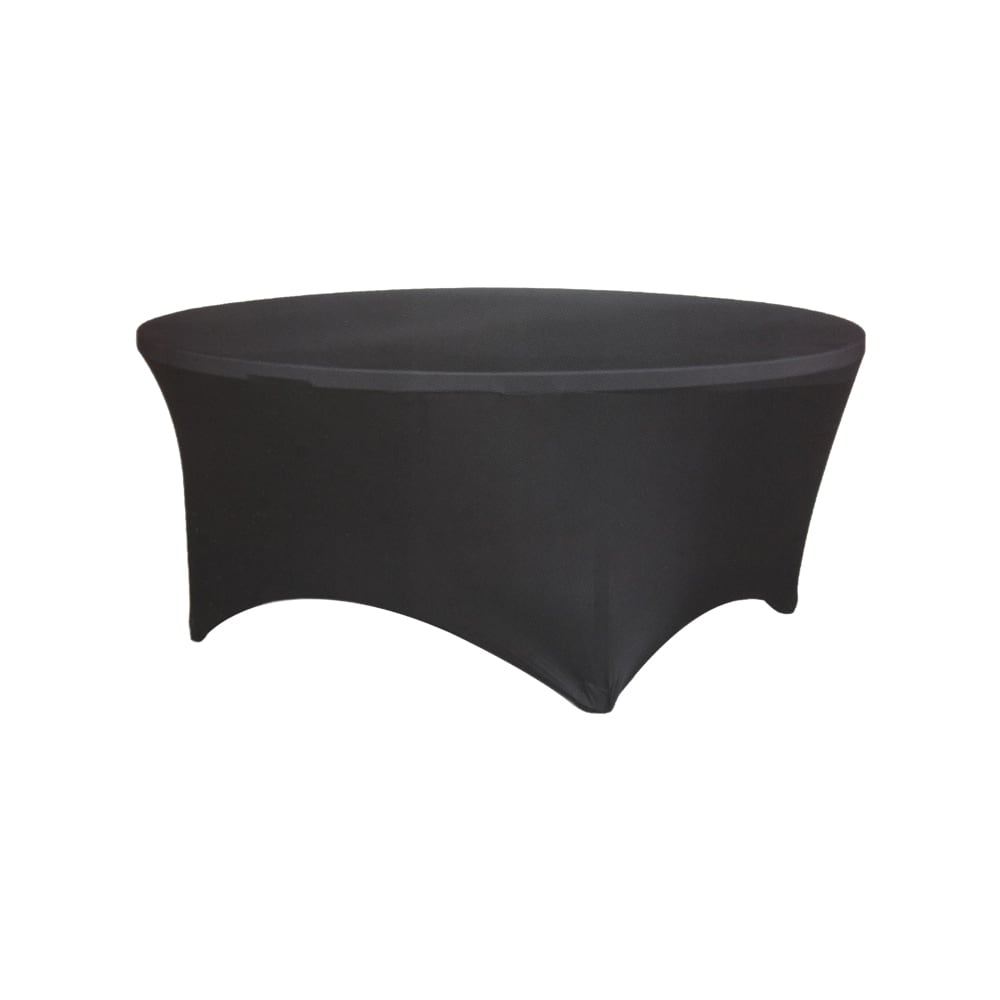 Jual Soleil Sarung Meja Stretch Bundar 180 Cm Hitam Terbaru | Ruparupa