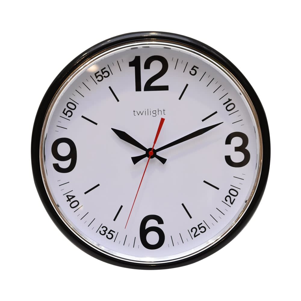 Jual Informa Jam Dinding 36 Cm Metal 281 Hitam Terbaik | Informa