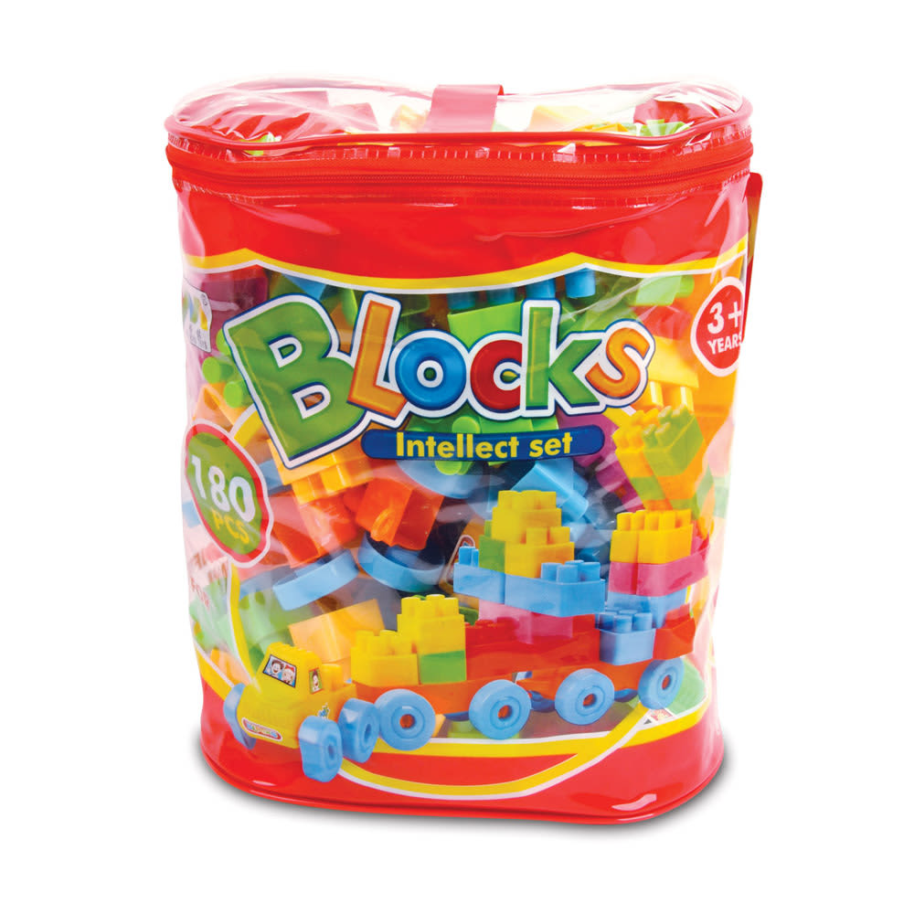 Jual Kiddy Star Building Blocks Tas Pvc 180 Pcs Merah Terbaru | Ruparupa