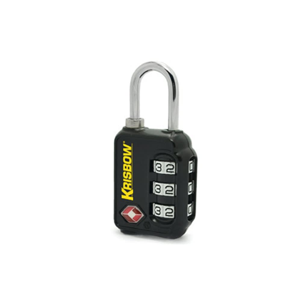 Jual Krisbow Gembok Koper 3 Kombinasi Angka Zinc Alloy Hitam Terbaru ...