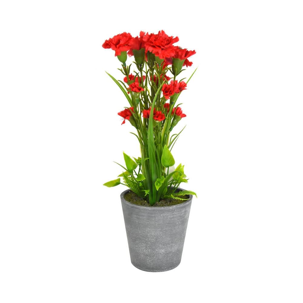 Jual Arthome 35 Cm Tanaman Artifisial Potted Carnation Terbaik | Informa